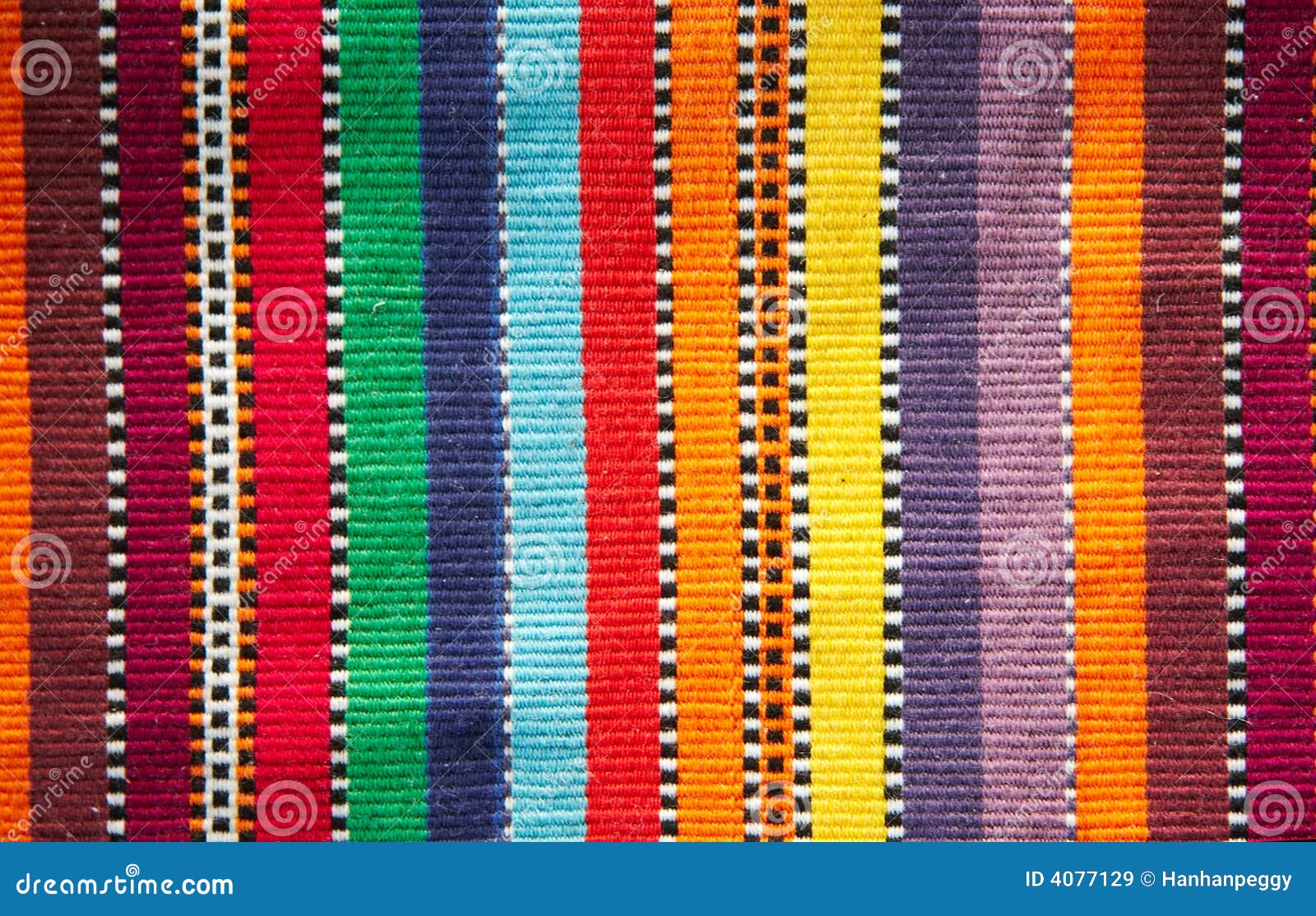 Colourful Fabric Background Stock Image - Image of fiber, stripe: 4077129