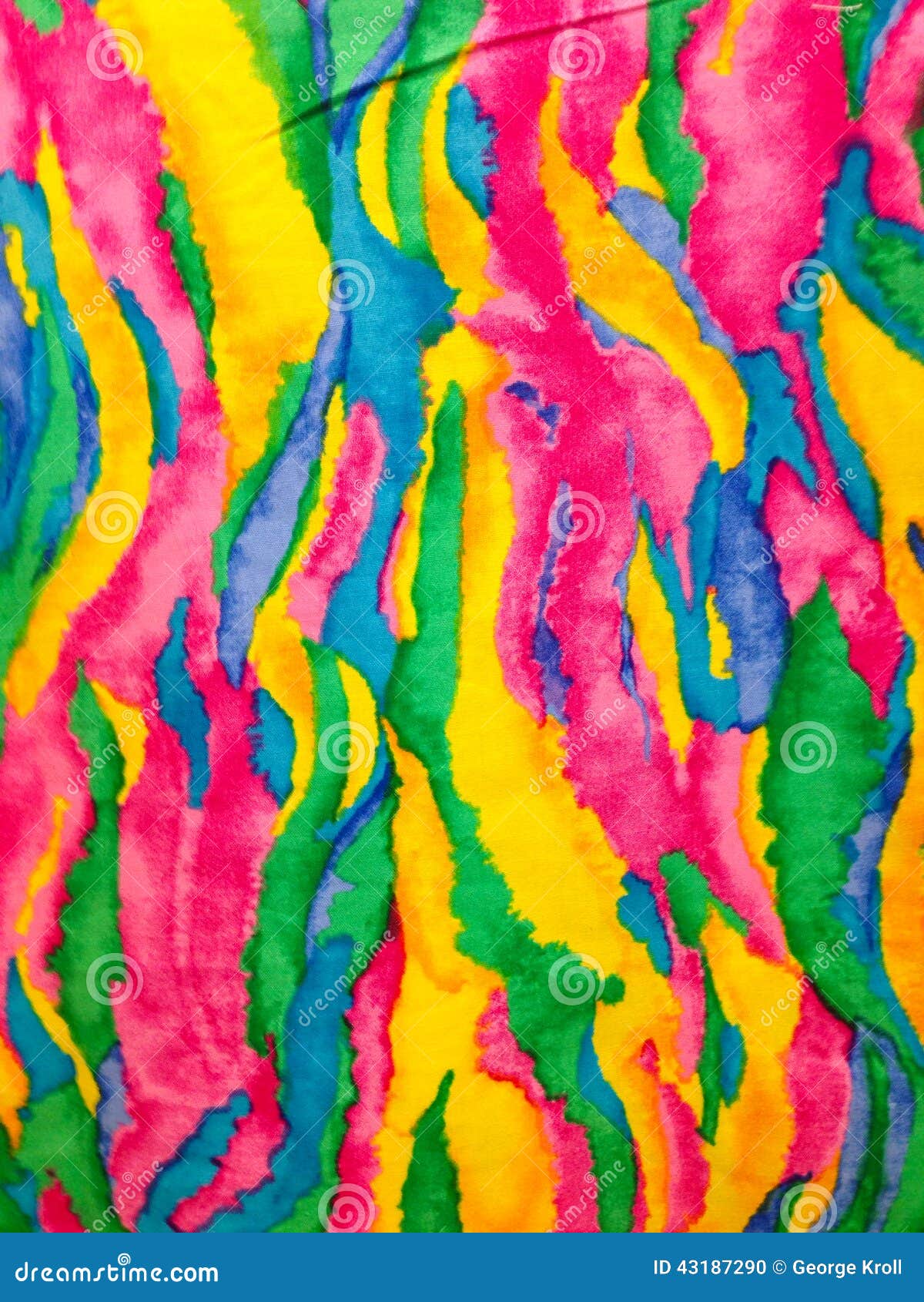 Colourful Fabric Pattern stock photo. Image of green - 43187290