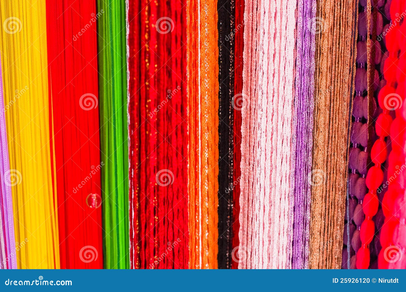 Colourful fabrics stock photo. Image of garments, colourful - 25926120