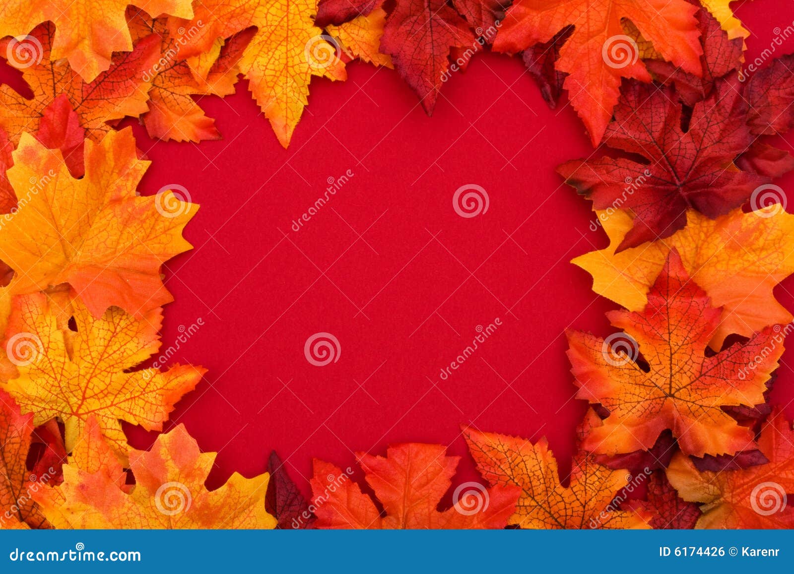 Colourful Fall Background Frame Stock Photo - Image of colour ...
