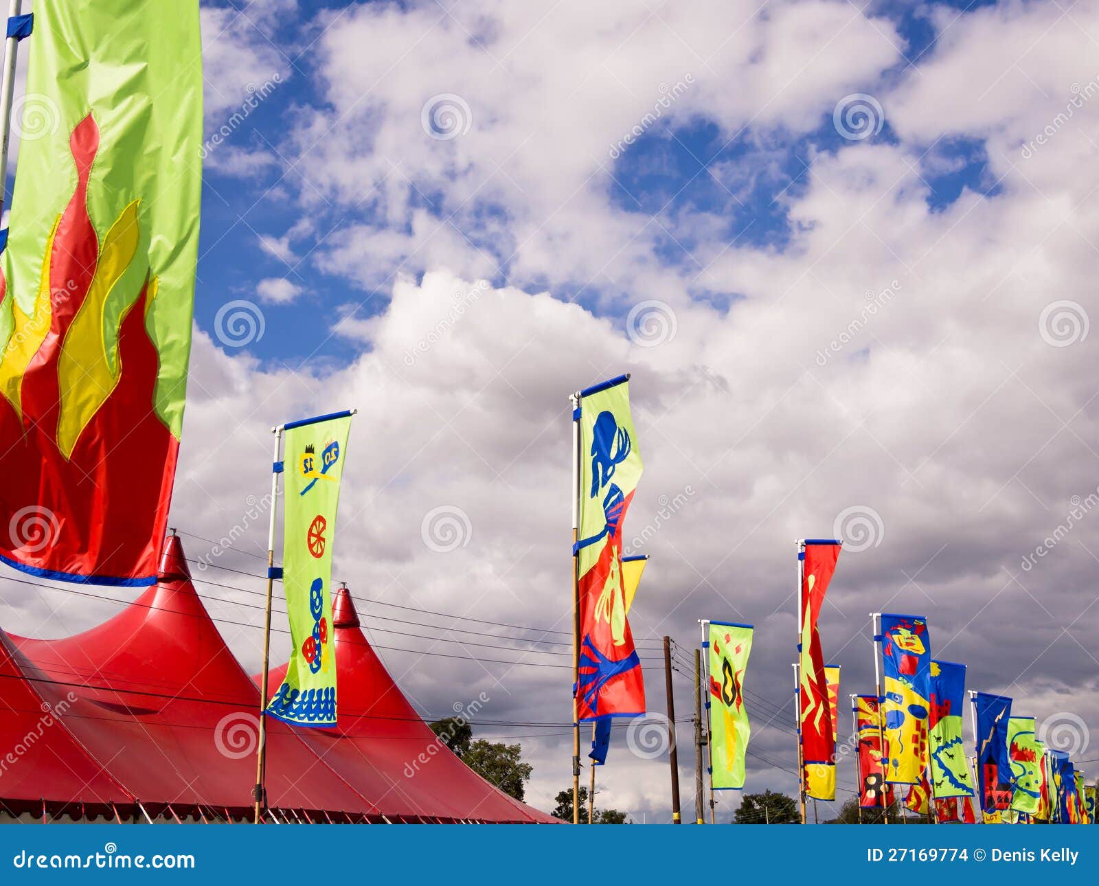 Colourful Festival Flags stock photo. Image of community - 27169774