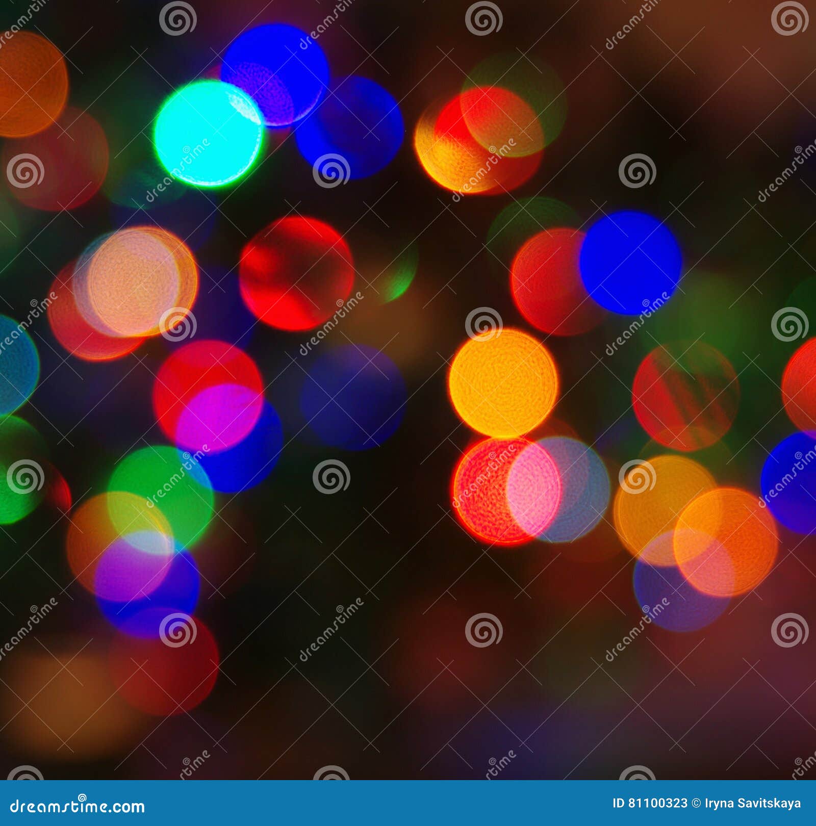 Colourful Festive Multi-colored Circles Stock Image - Image of focus ...