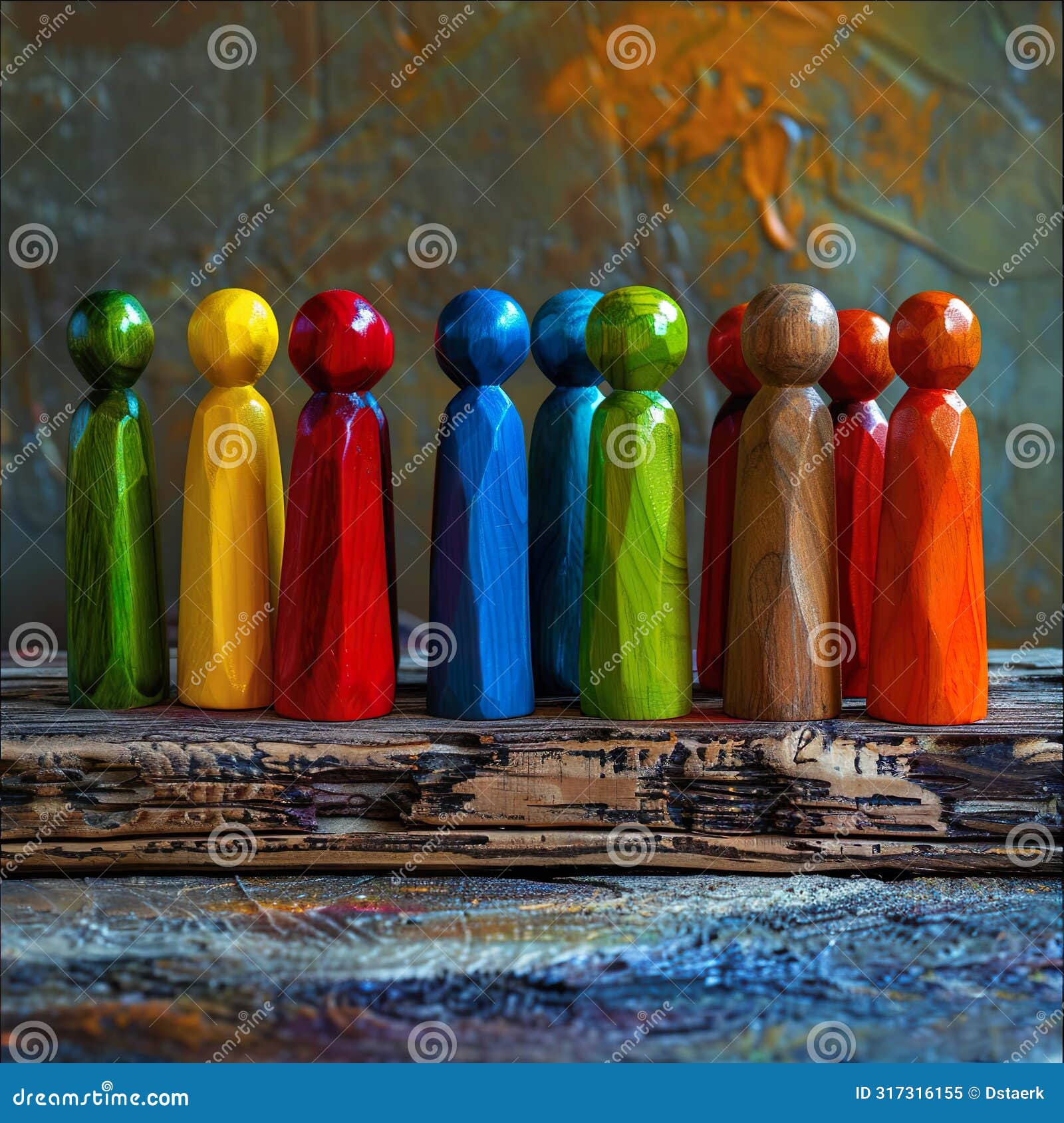 Colourful Figures in Different Colours Generated by Artificial ...