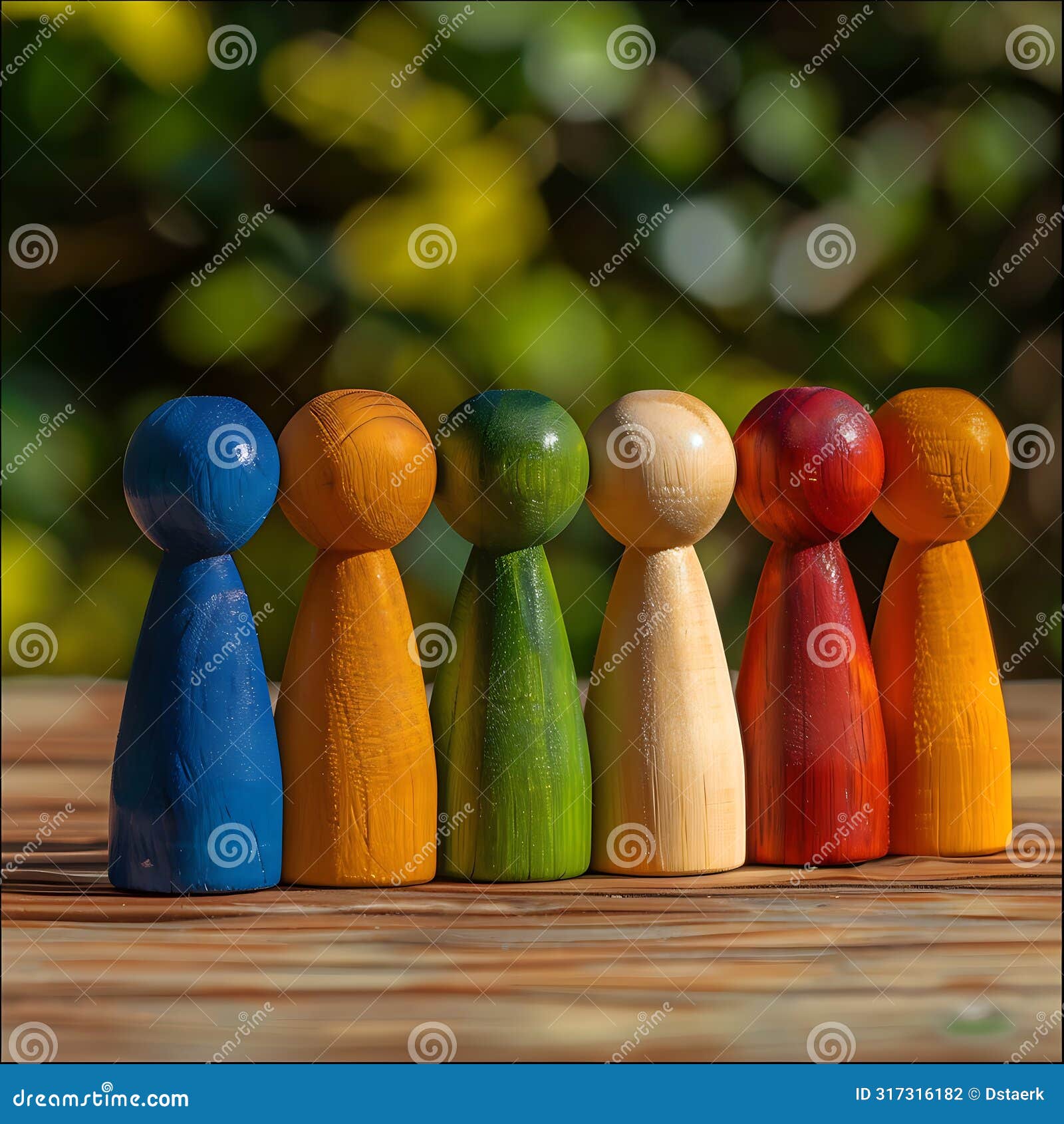 Colourful Figures in Different Colours Generated by Artificial ...