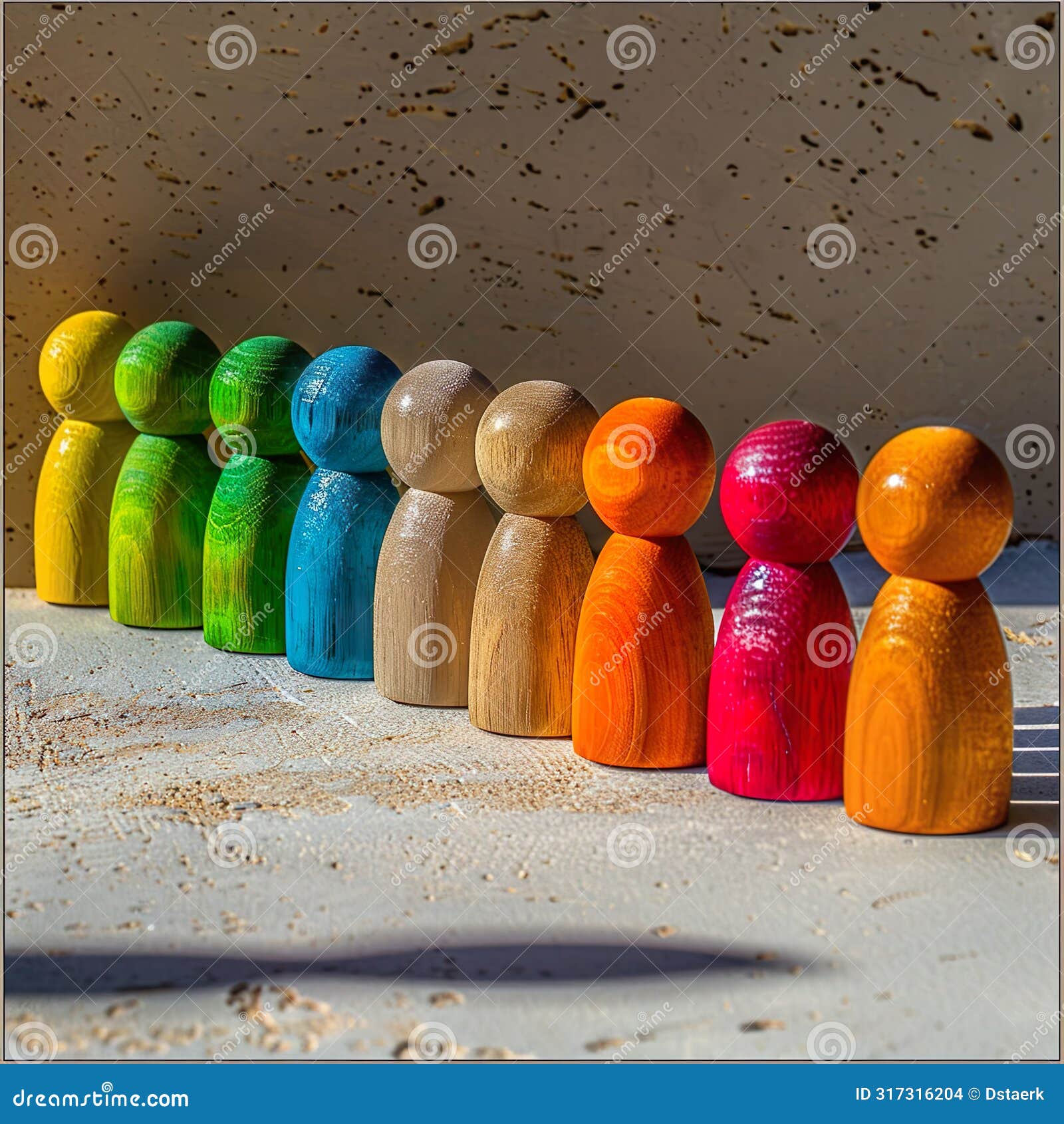 Colourful Figures in Different Colours Generated by Artificial ...