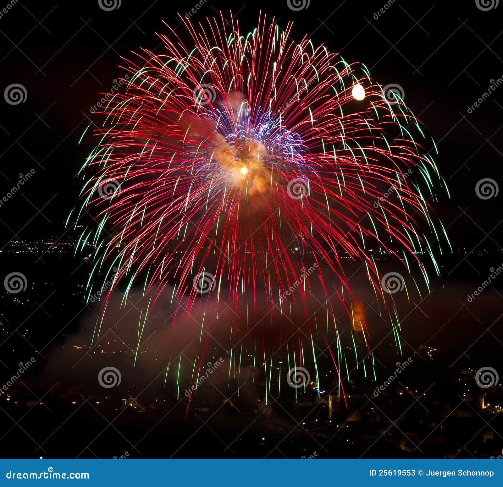 Colourful Fireworks stock image. Image of colourful, colour - 25619553