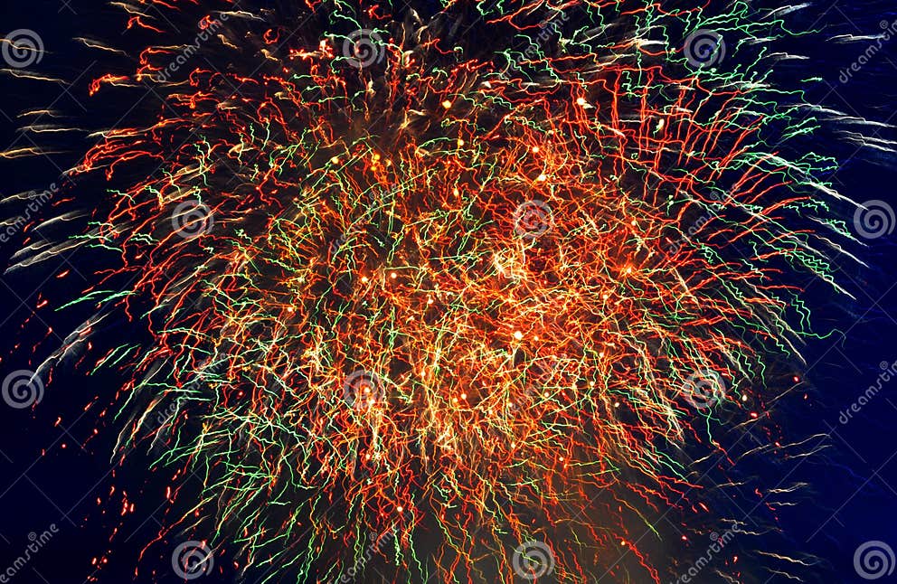 Colourful Fireworks stock image. Image of colourful, background - 28737549