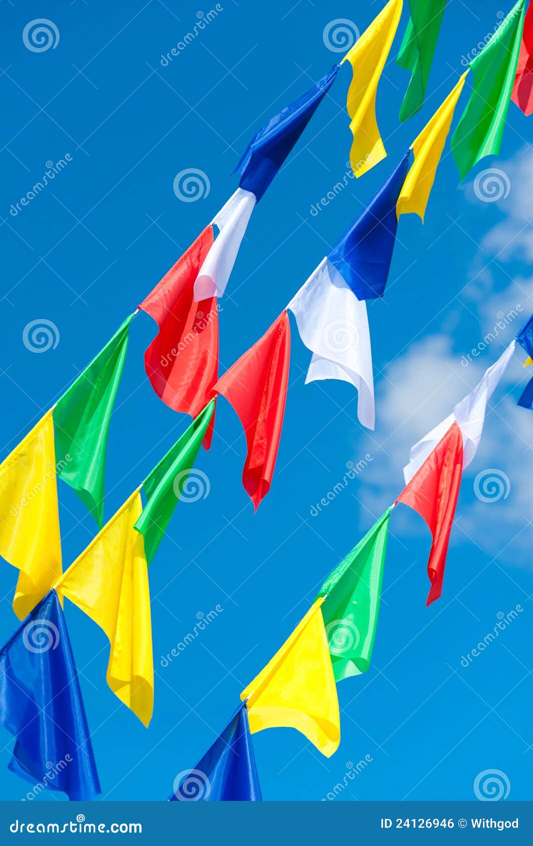 Colourful flags stock photo. Image of flags, green, festive - 24126946