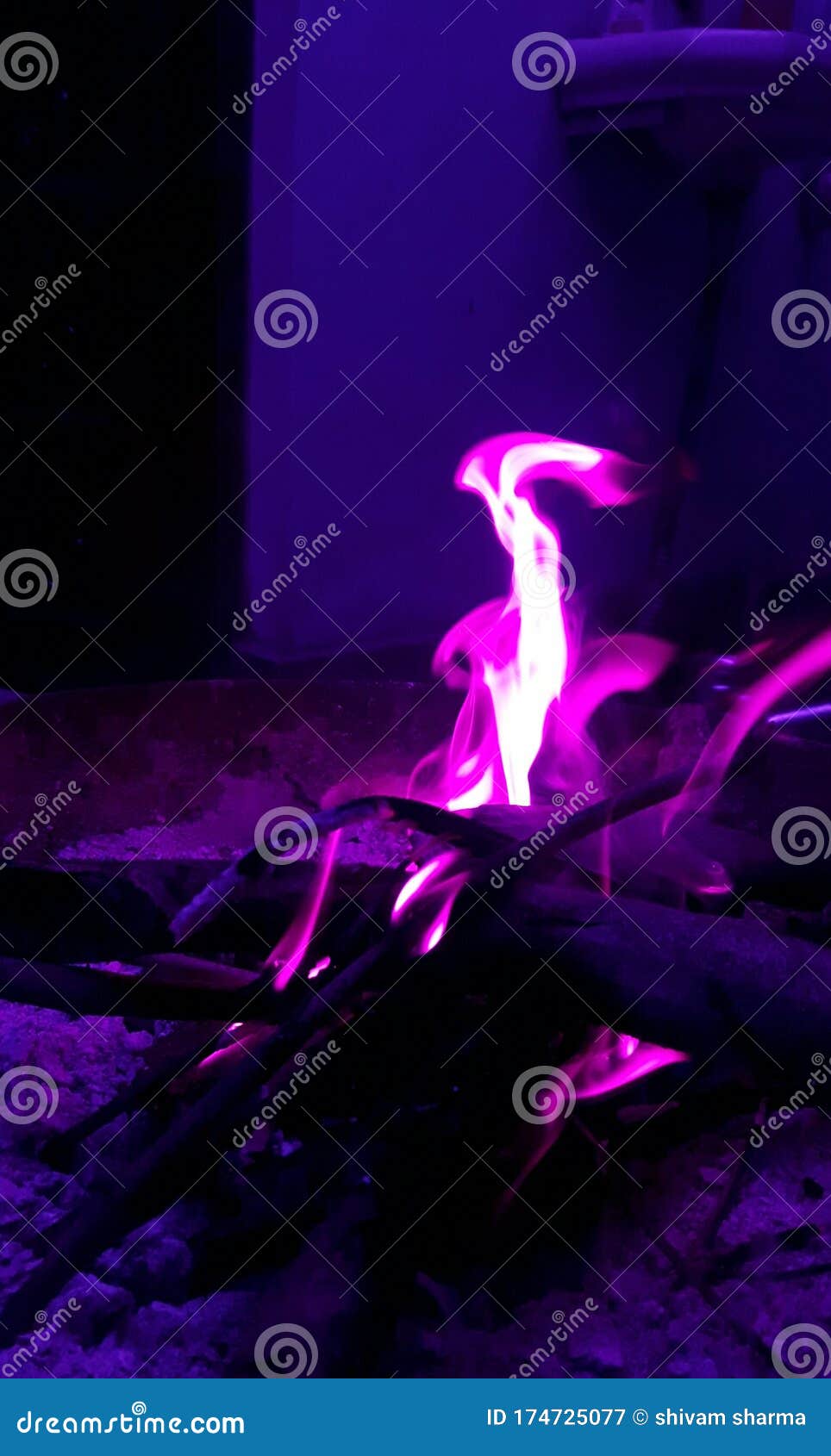 Colourful Flames of fire stock image. Image of darker - 174725077