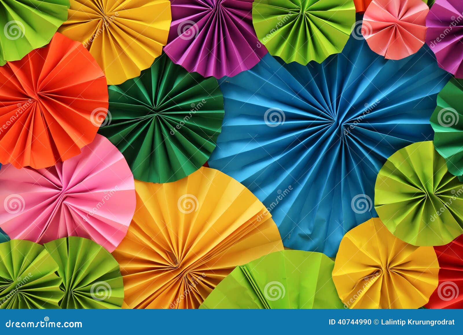 Colourful fold paper stock illustration. Illustration of design - 40744990