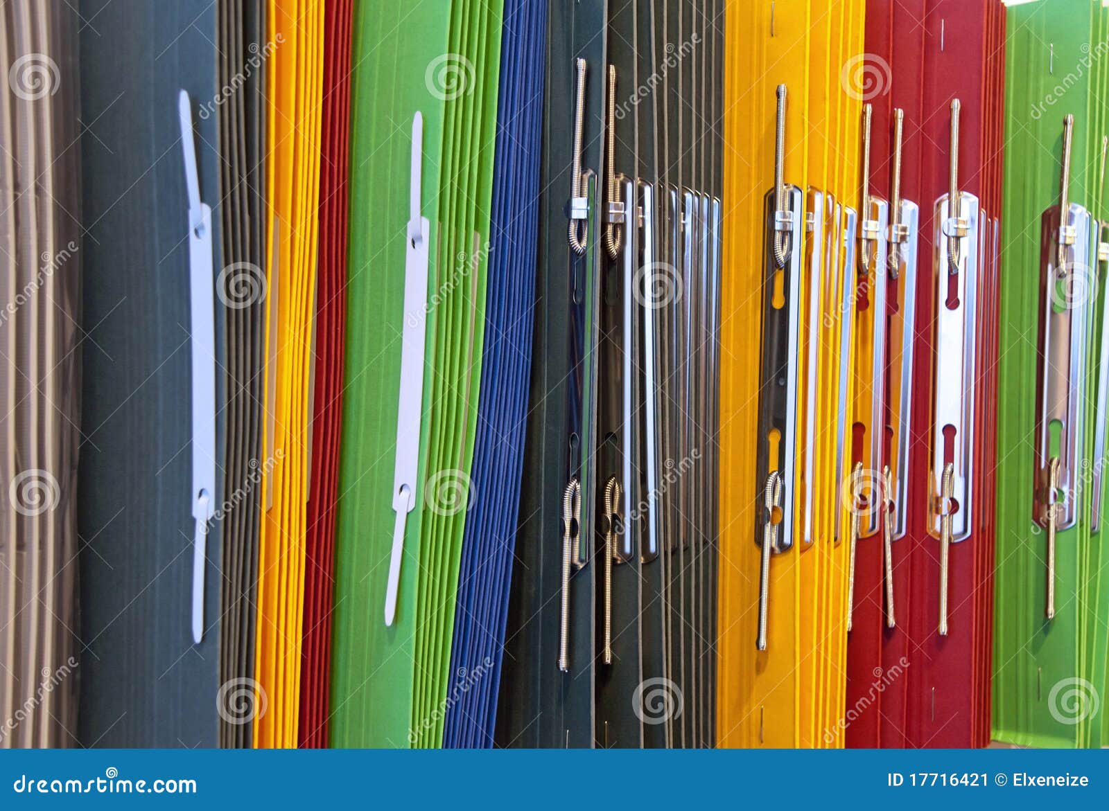 Colourful folders stock image. Image of organizing, pile - 17716421