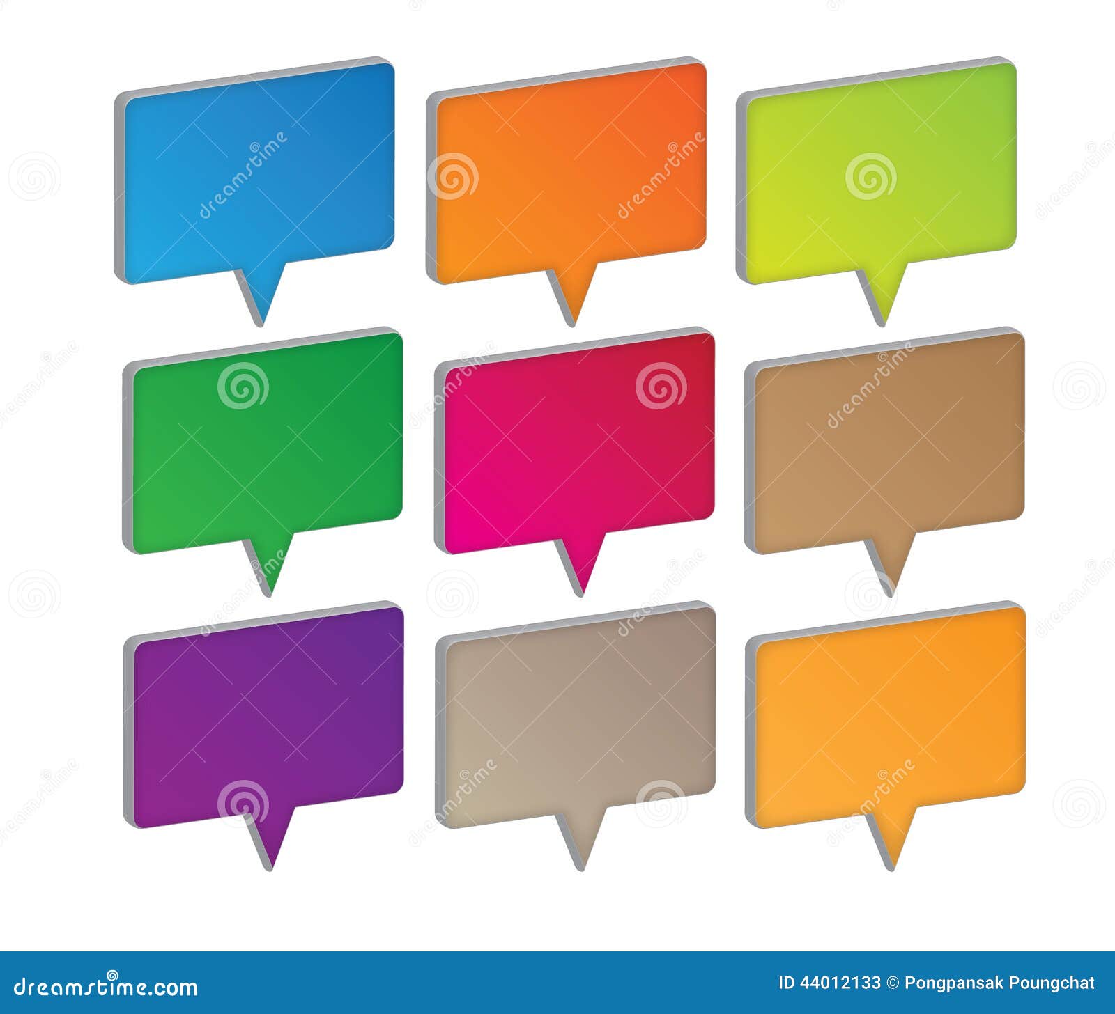 Colourful Frame Design Template Of Flyer Poster Cartoon Vector ...