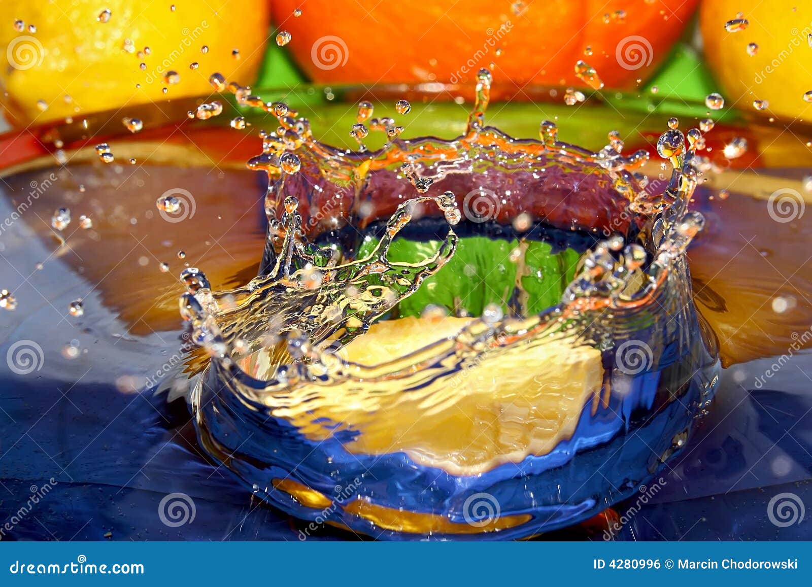 Colourful freshness stock photo. Image of black, drops - 4280996