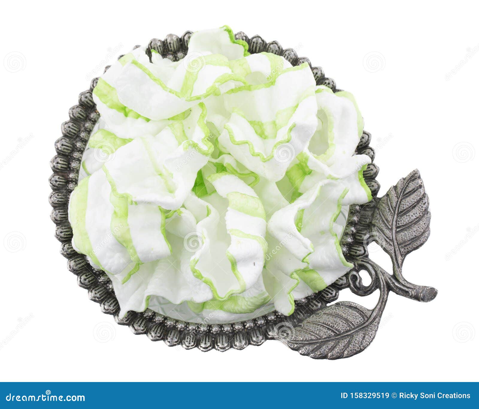 Colourful Fried Puff Snack stock image. Image of food - 158329519