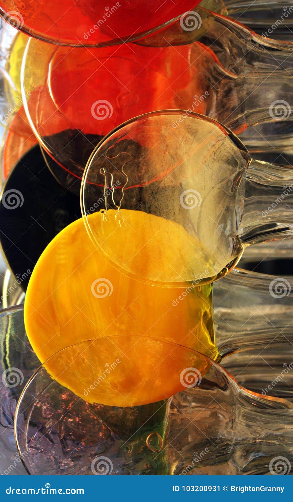 Colourful Glass Circles stock image. Image of delicate - 103200931
