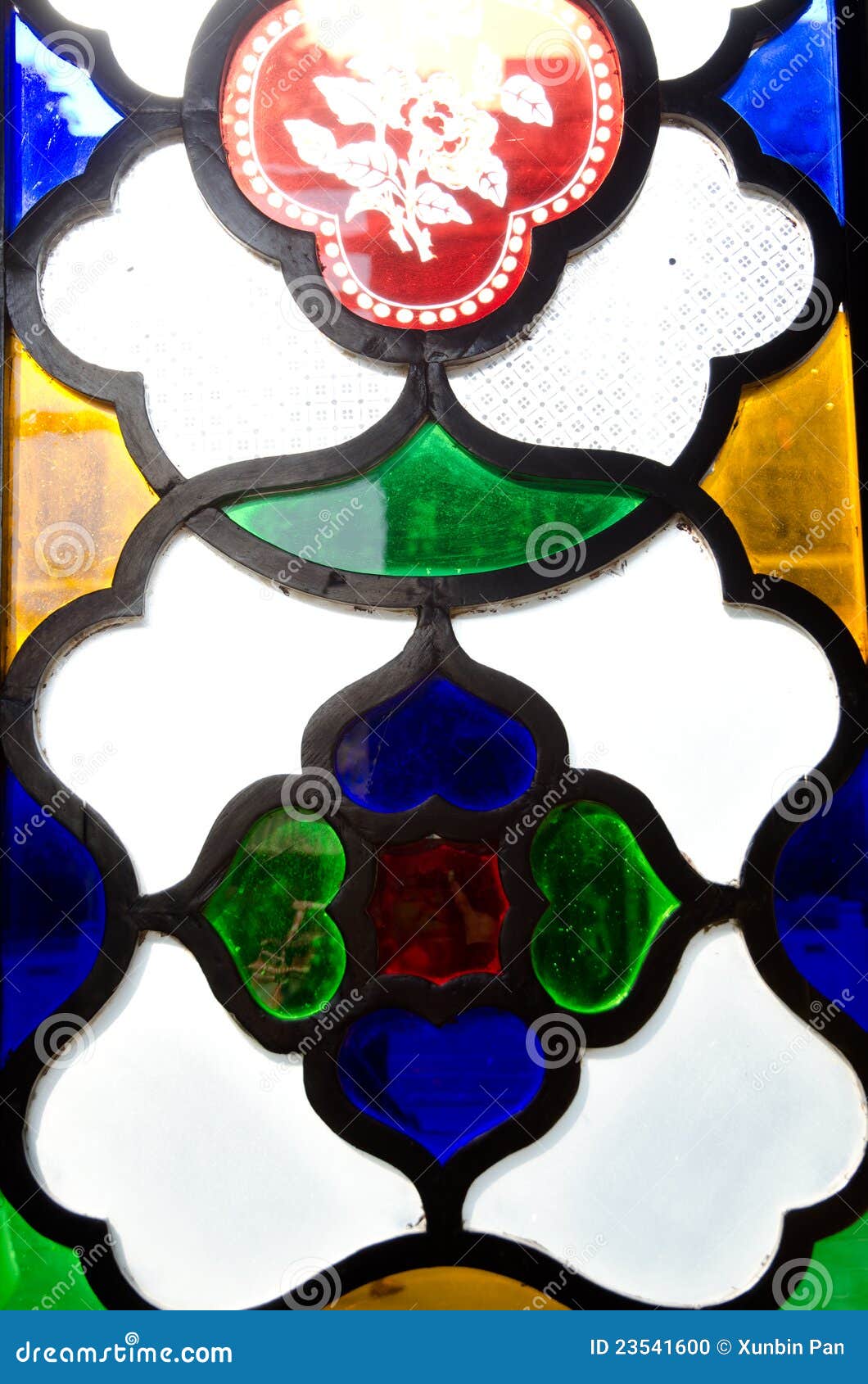 Colourful glass window stock photo. Image of artwork - 23541600