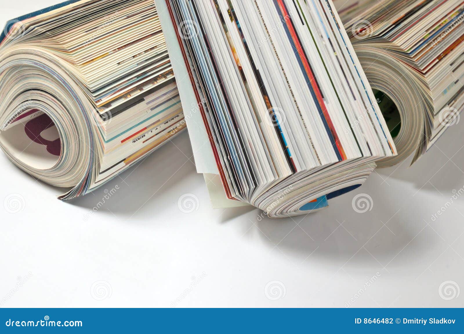 Colourful Glossy Magazines Picture. Image: 8646482