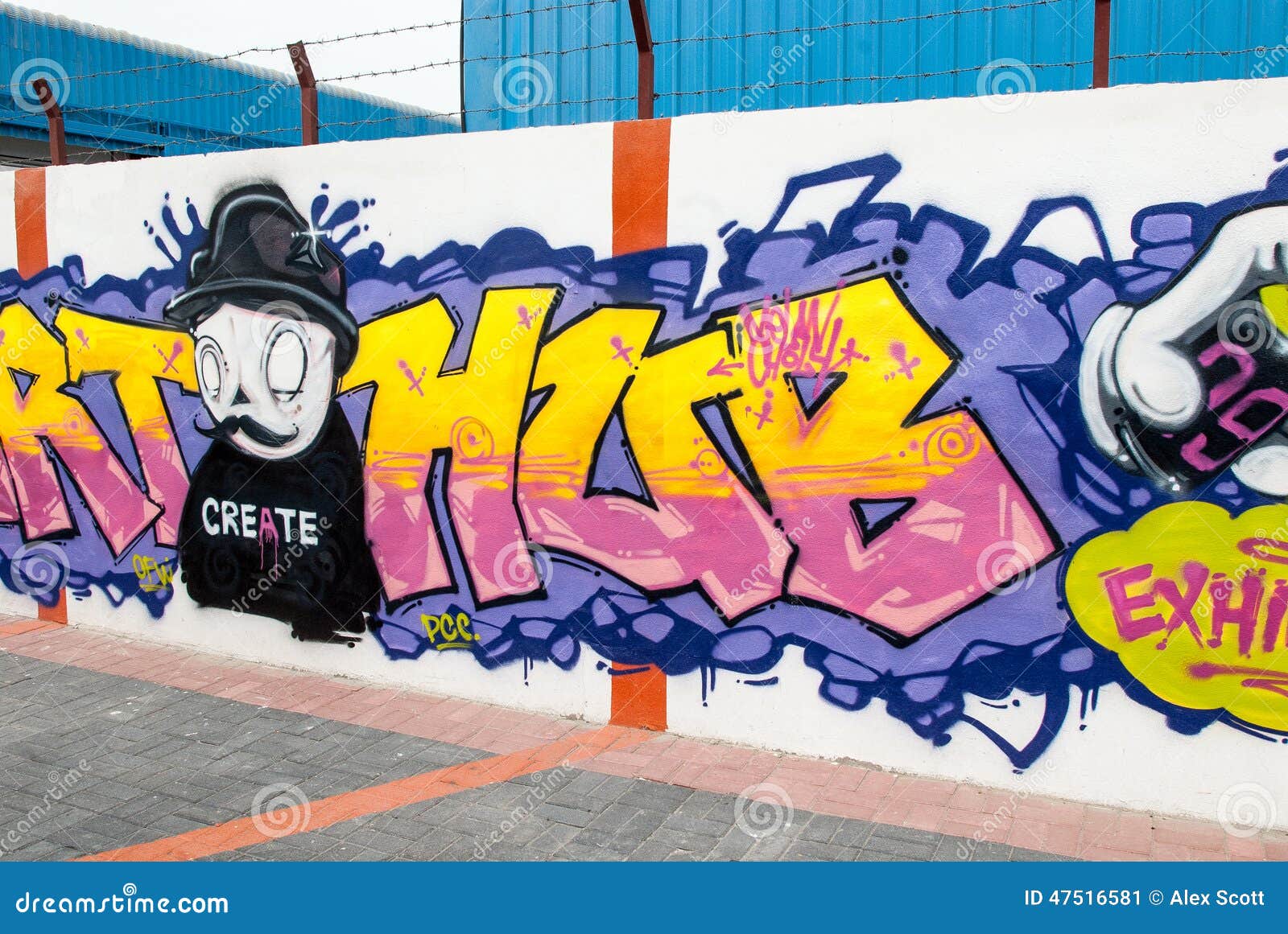 Colourful Graffiti, Bondi Beach Graffiti Wall, Sydney, Australia ...