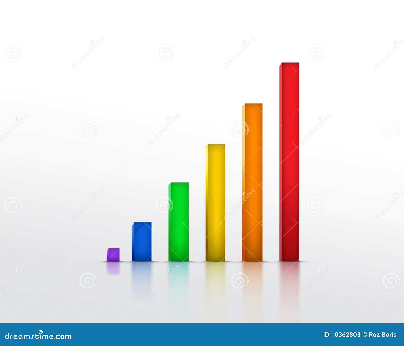 Colourful Graph stock illustration. Illustration of green - 10362803