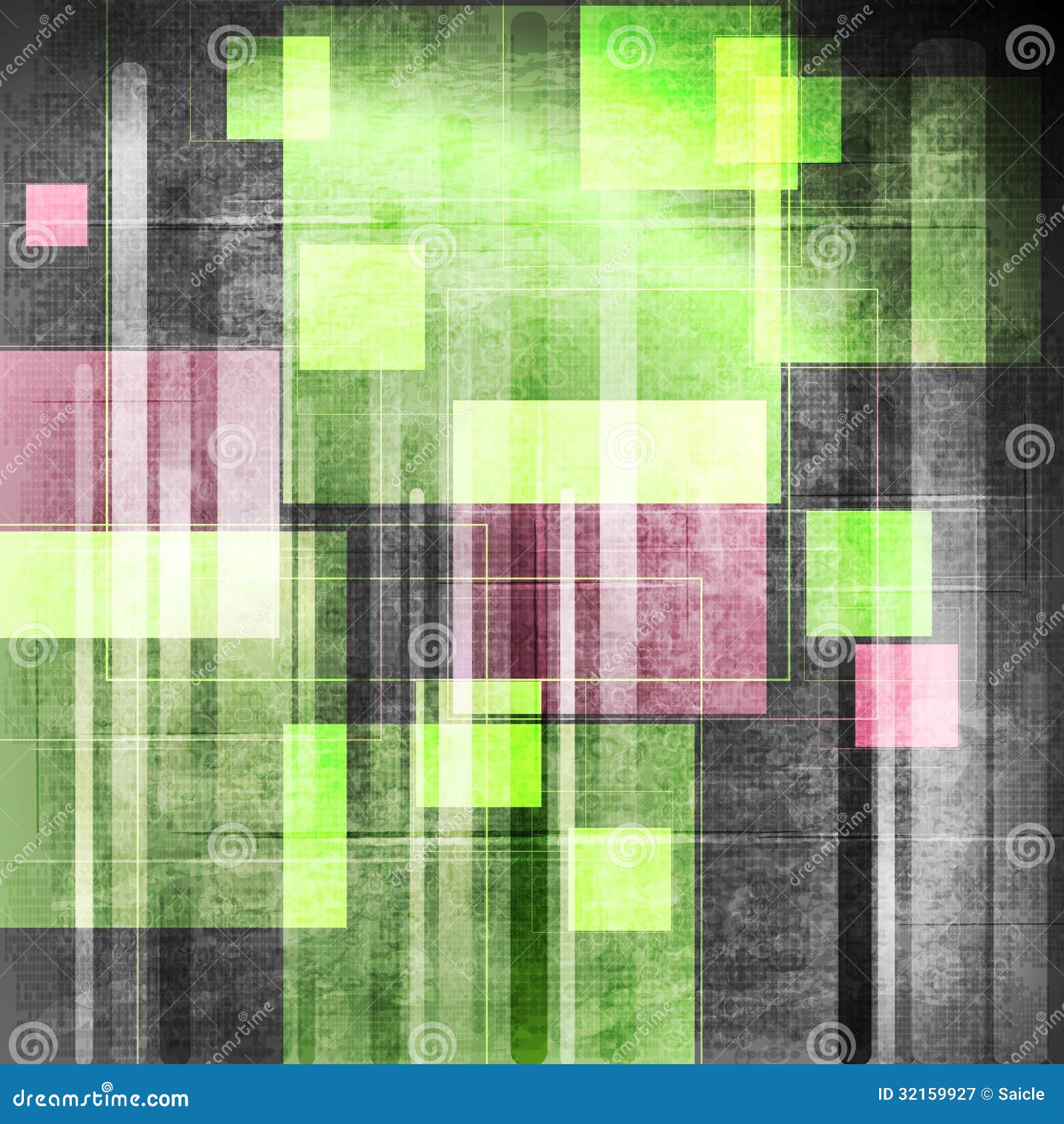 Colourful Grunge Tech Vector Design Stock Vector - Illustration of ...