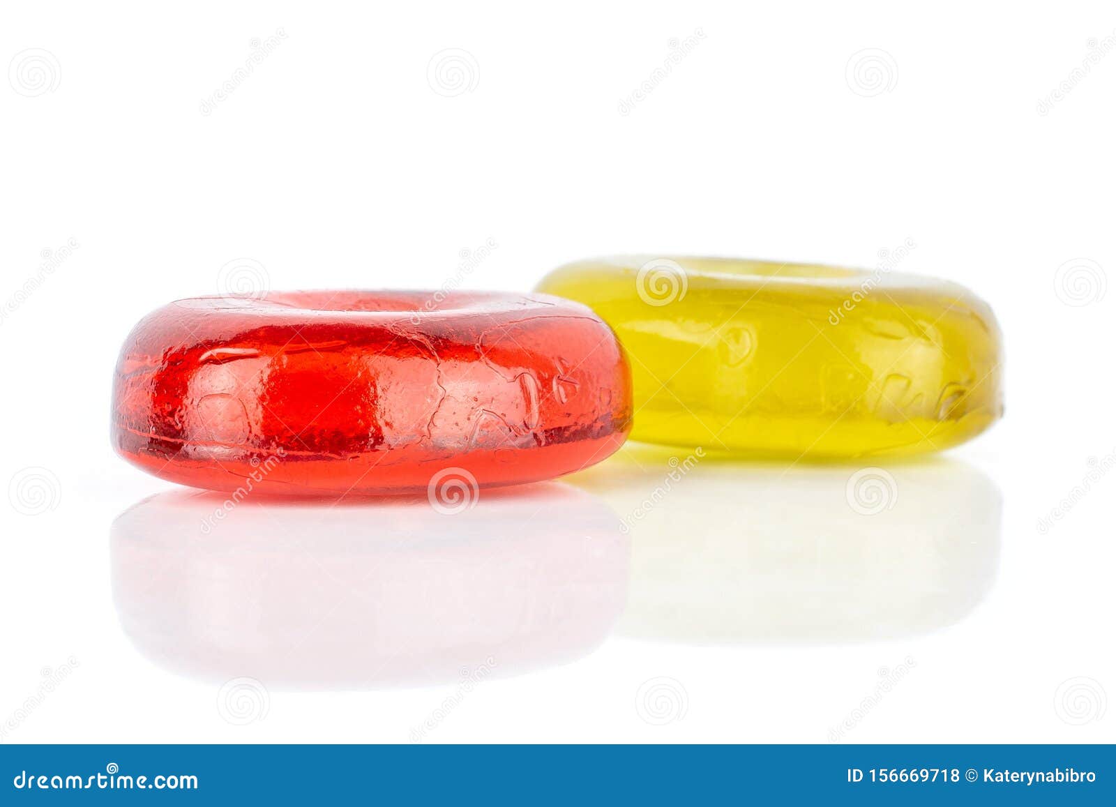 Colourful Hard Candy Isolated on White Stock Photo - Image of close ...
