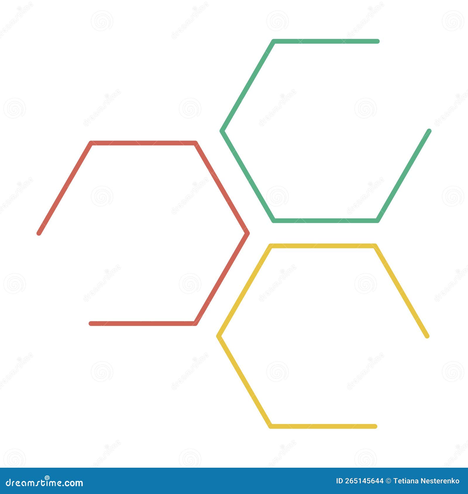 Colourful Hexagons Vector Design Element Stock Vector - Illustration of ...