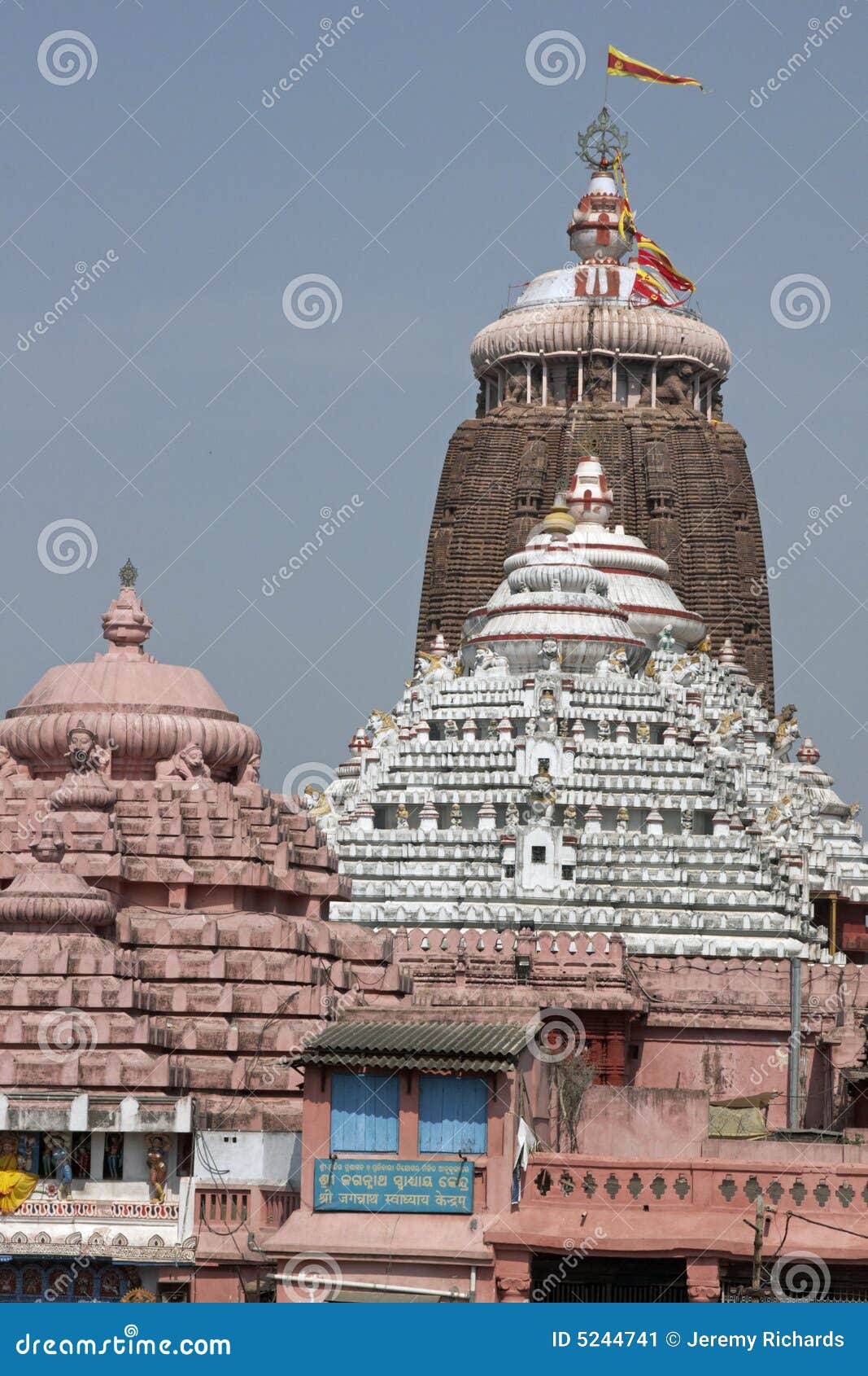 Colourful Hindu Temple stock image. Image of orissa, religious - 5244741