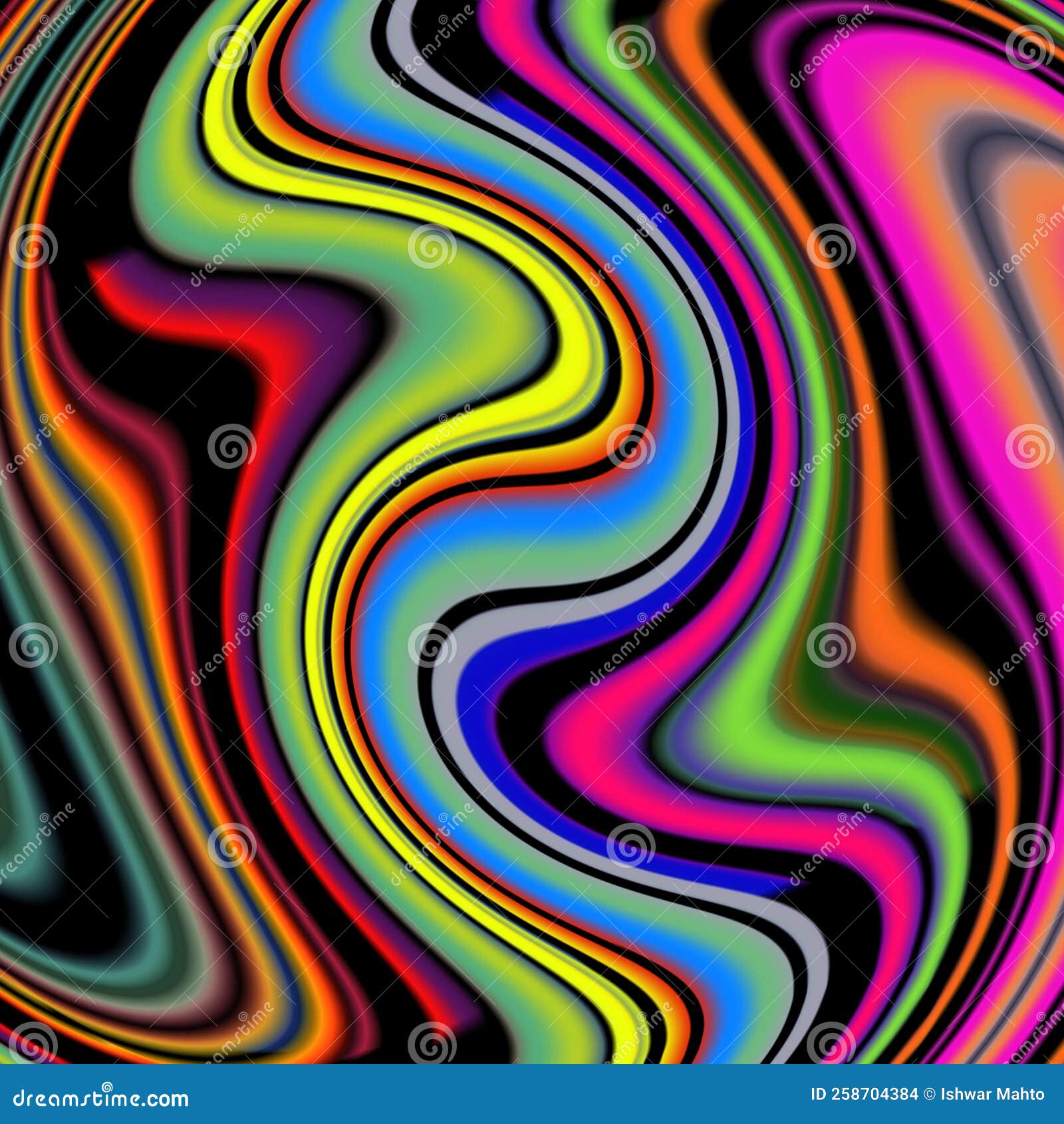 Colourful Illustrative Background. Stock Illustration - Illustration of ...