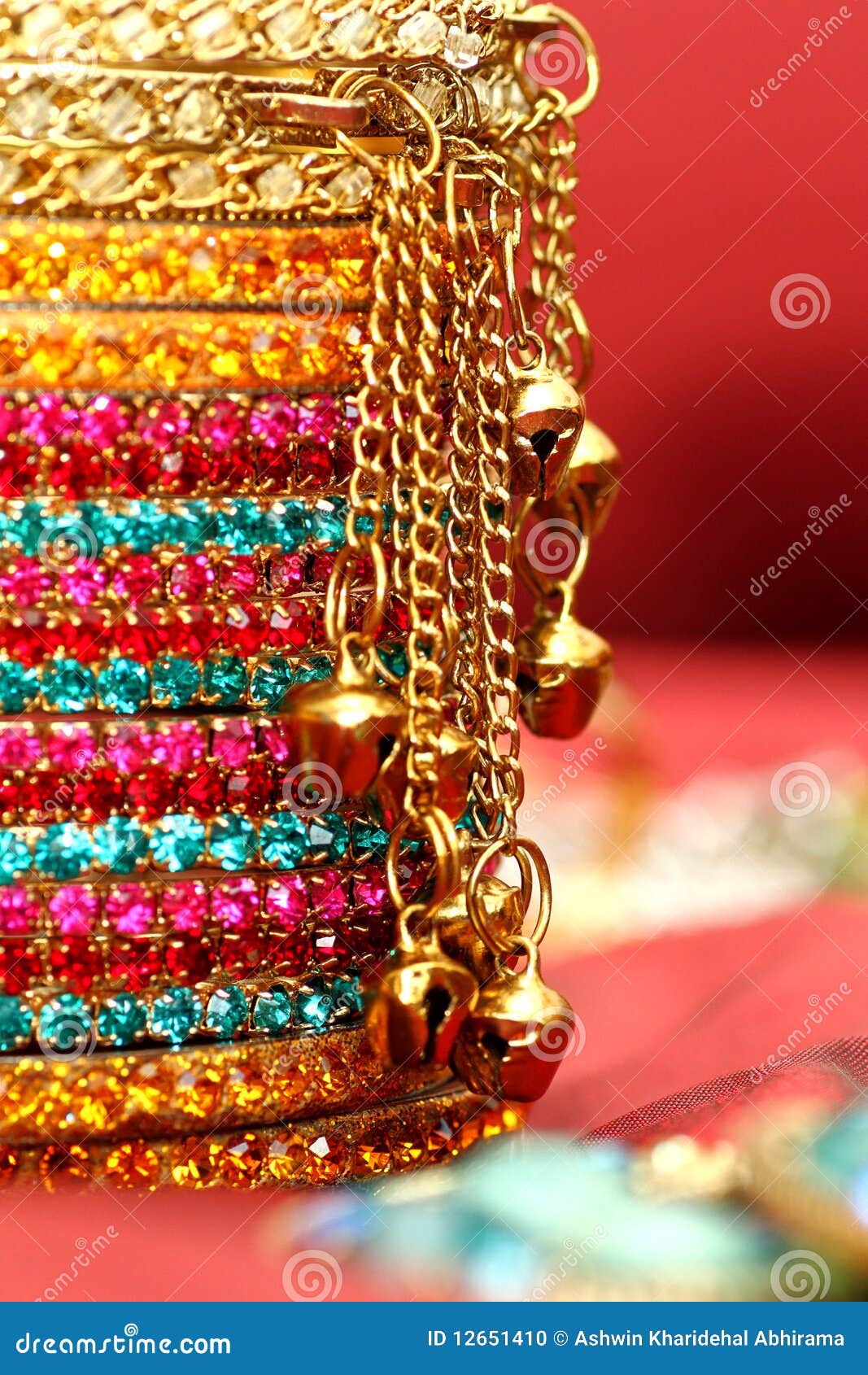 Colourful Indian Bangles. stock photo. Image of craft - 12651410