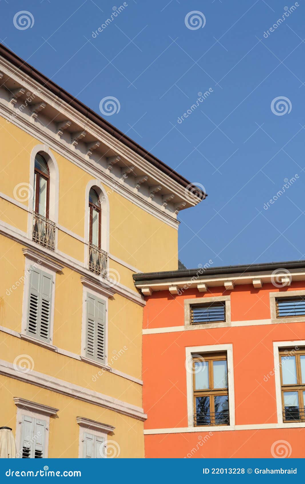 Colourful Italian Buildings Stock Photo - Image of buildings, colourful ...