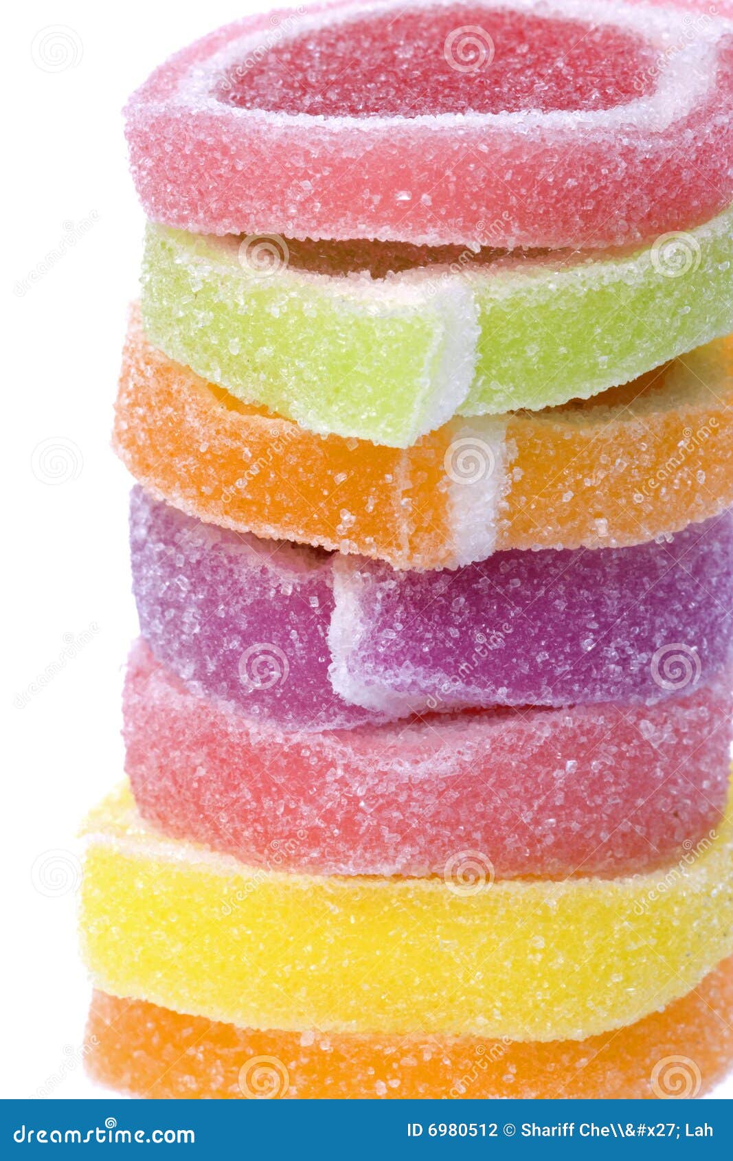 Colourful Jelly Sweets Isolated Stock Photo - Image of kids, purple ...