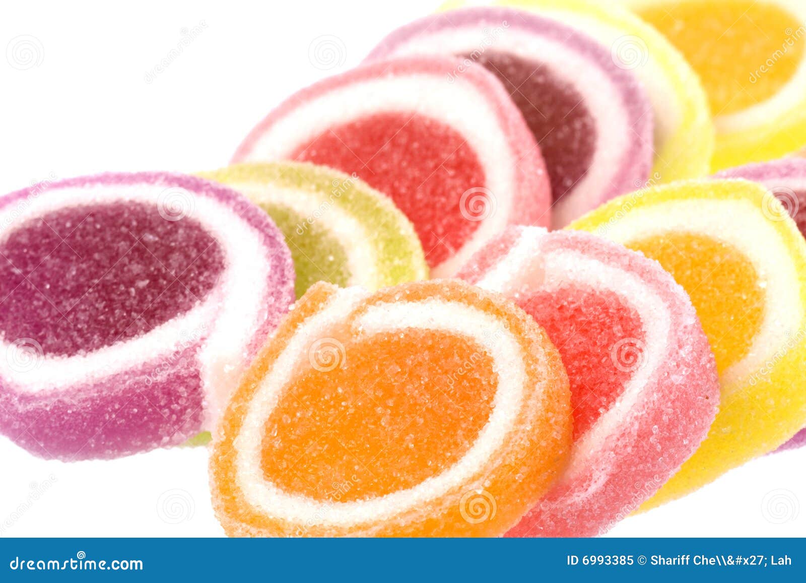 Colourful Jelly Sweets Isolated Stock Image | CartoonDealer.com #6993397