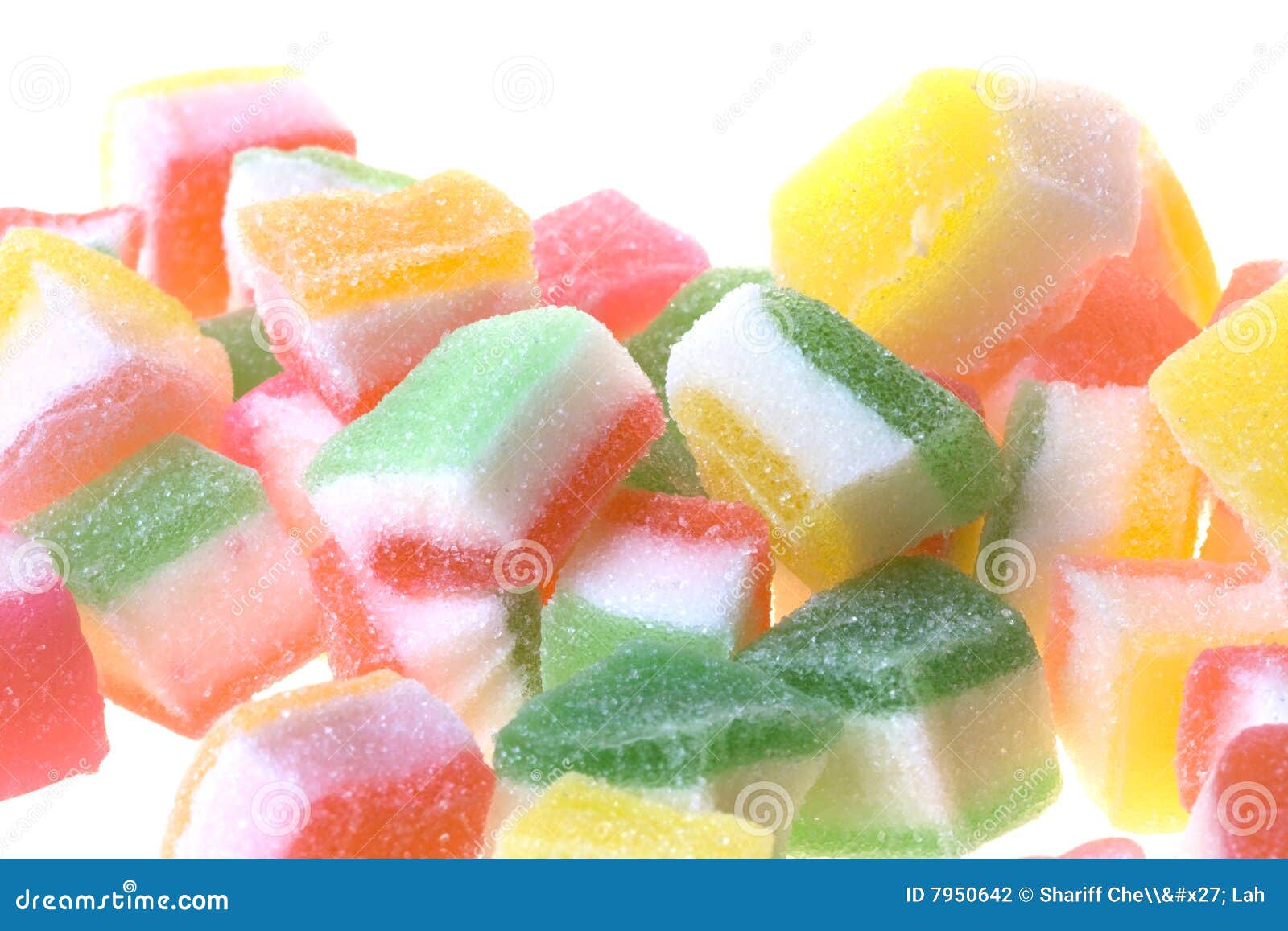 Colourful Jelly Sweets Isolated Stock Photo - Image of candy, treats ...