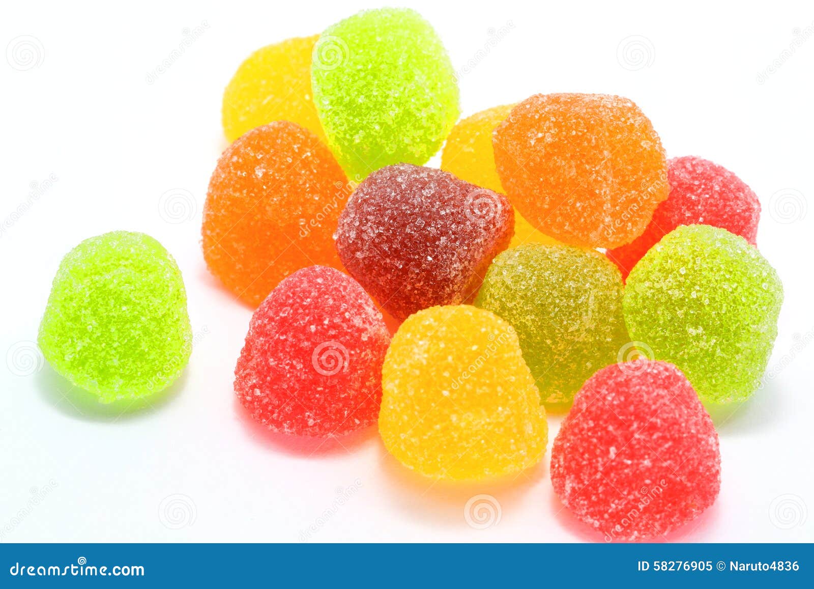 Colourful Jelly Sweets Isolated Stock Image - Image of grape, colour ...