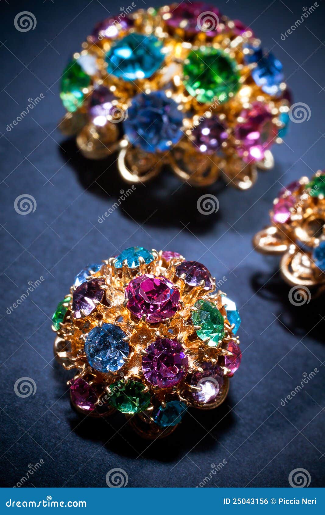Colourful jewels stock photo. Image of gold, clear, engagement - 25043156