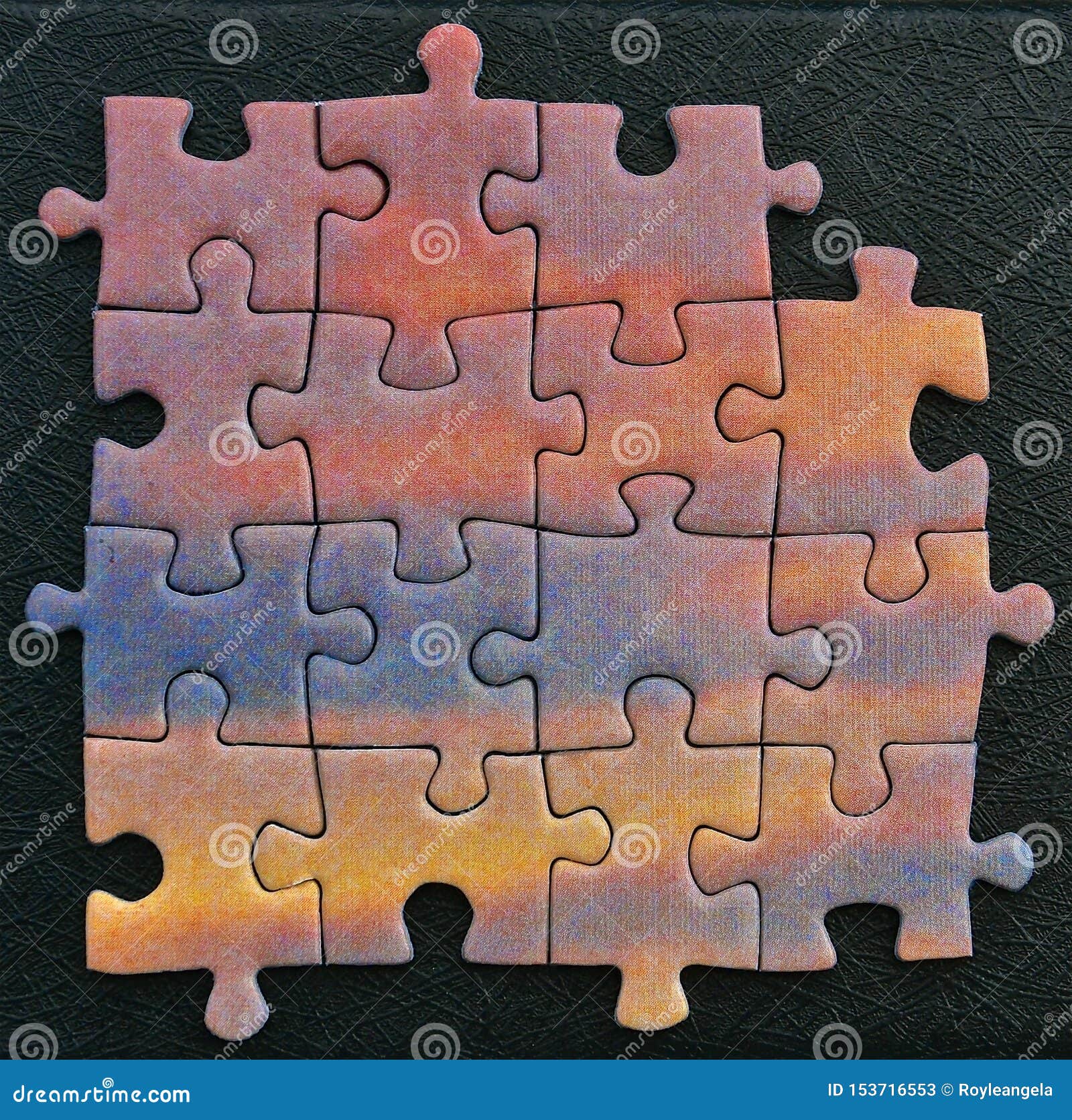 Colourful jigsaw pieces stock image. Image of texture - 153716553