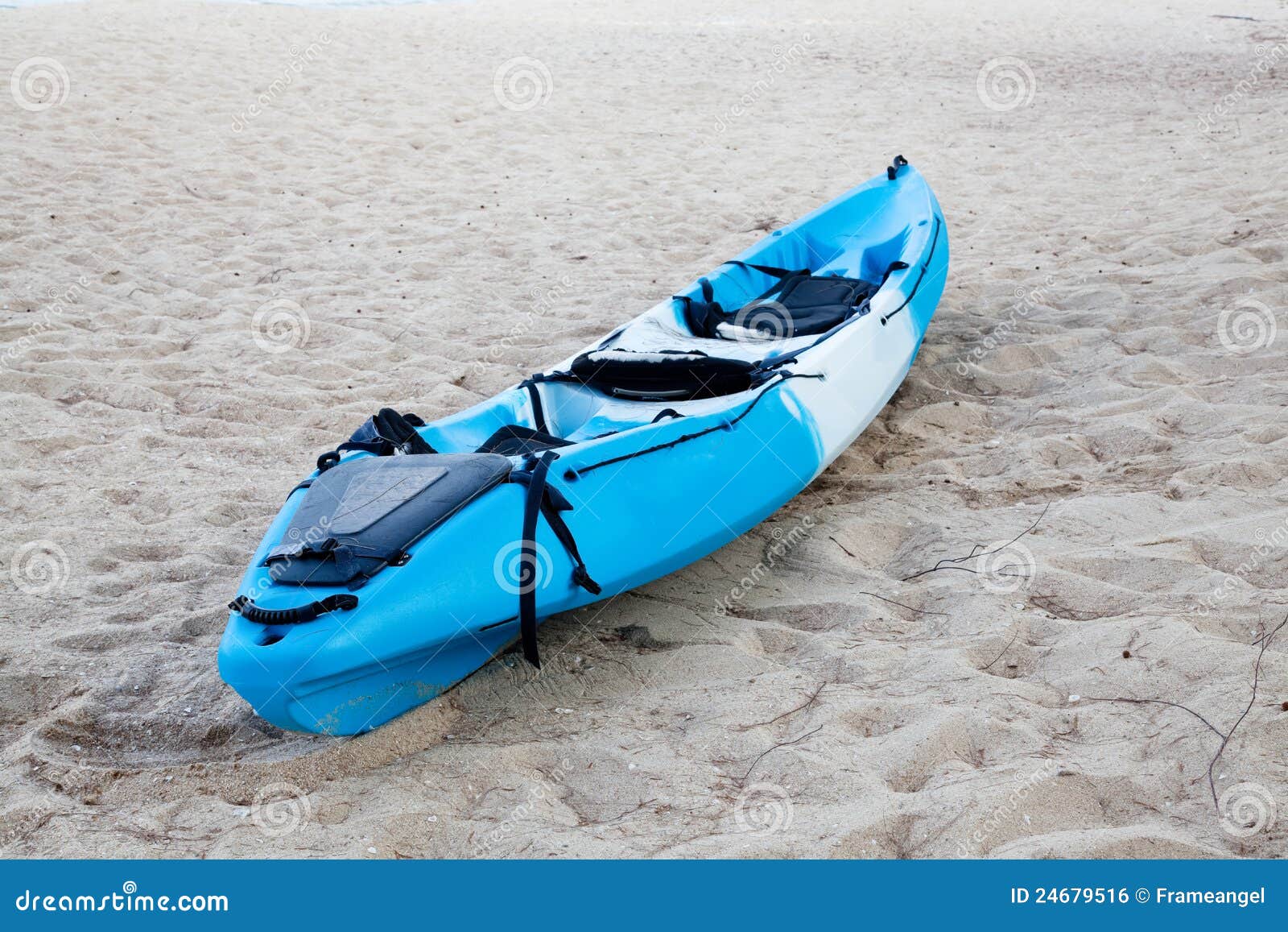 Colourful Kayak on the Beach Stock Photo - Image of brightly, island ...