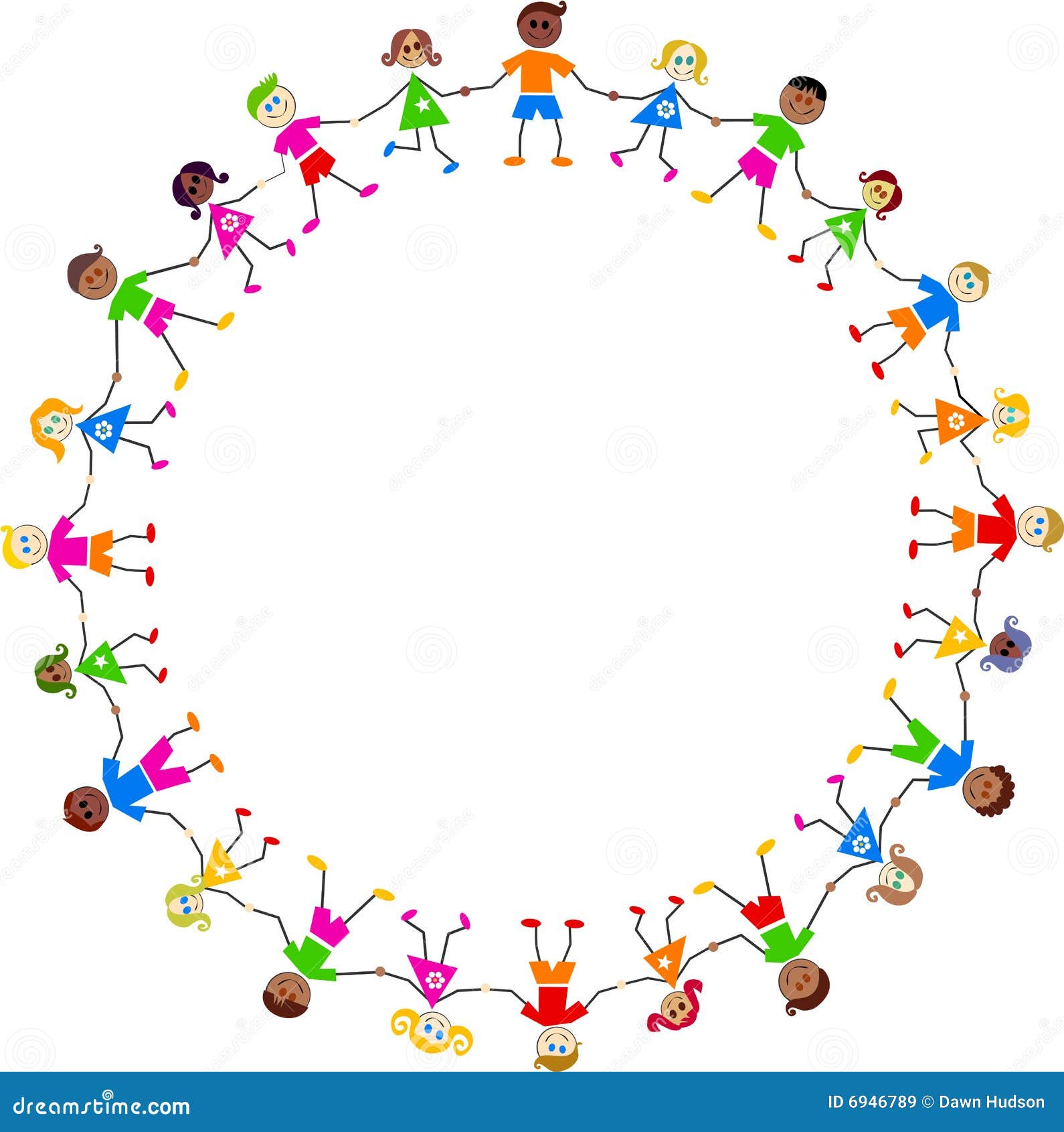 Colourful Kids Stock Image | CartoonDealer.com #6946789