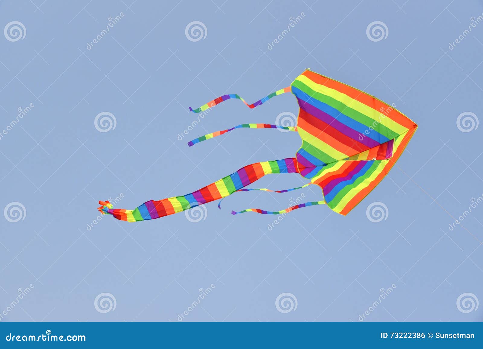 Colourful Kite stock photo. Image of clear, holiday, outing - 73222386