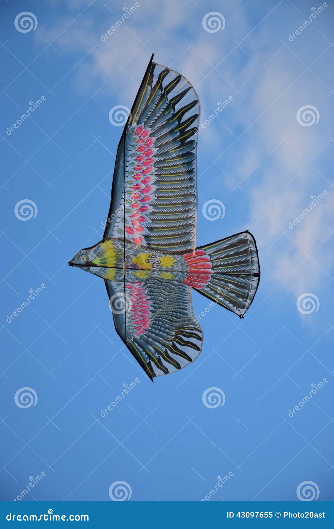 Colourful kite in the sky editorial image. Image of wind - 43097655