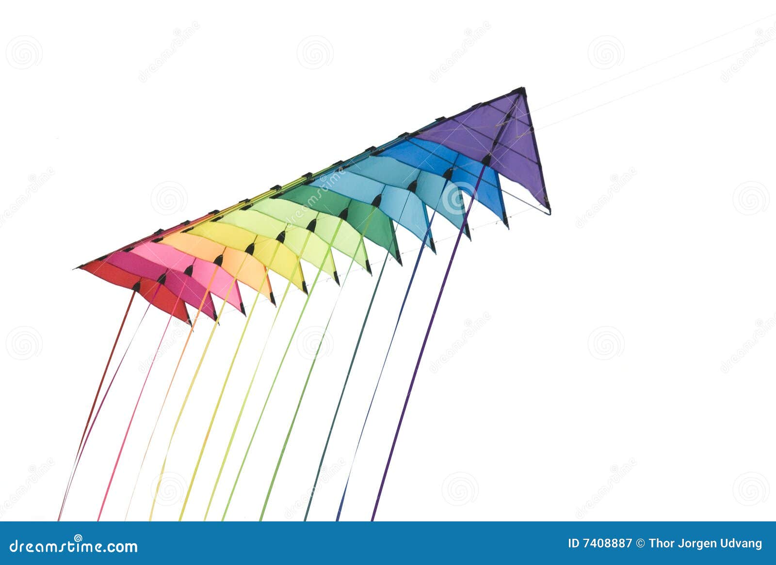 Colourful kites stock image. Image of white, kite, rainbow - 7408887