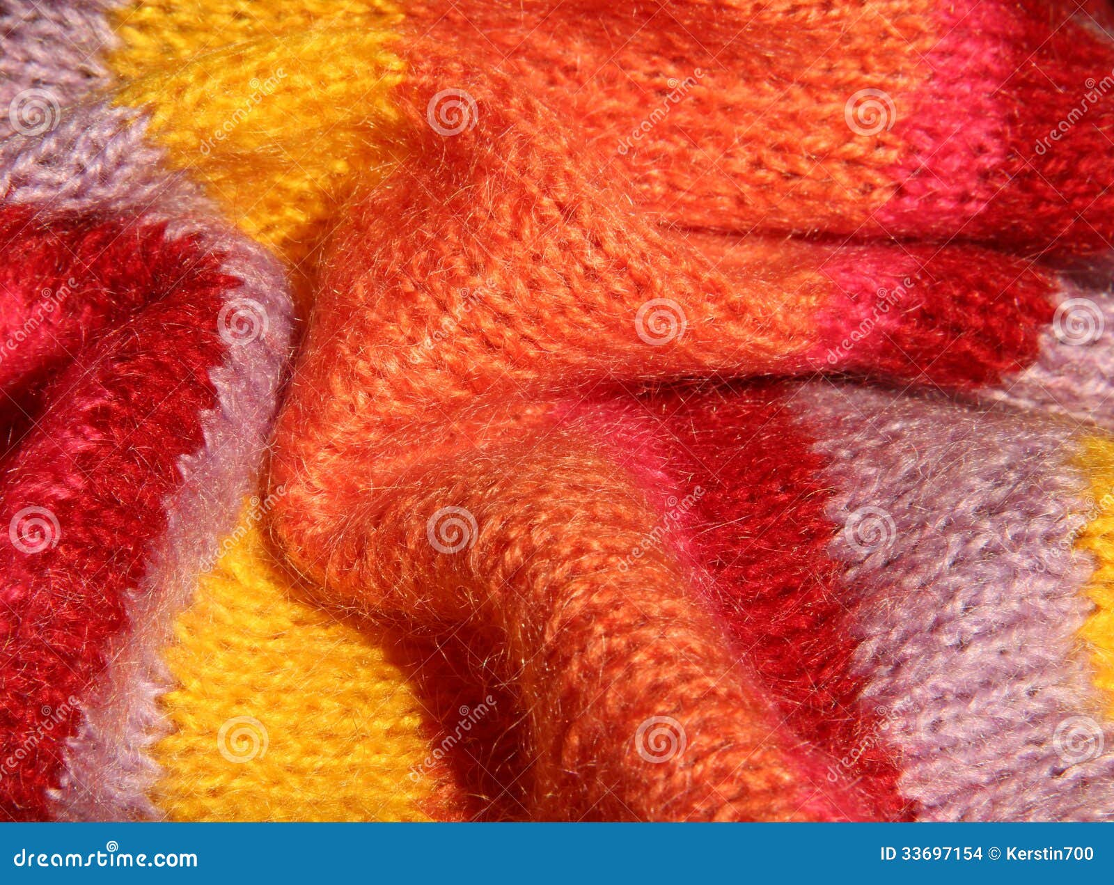 Colourful knitted textile stock photo. Image of craft - 33697154