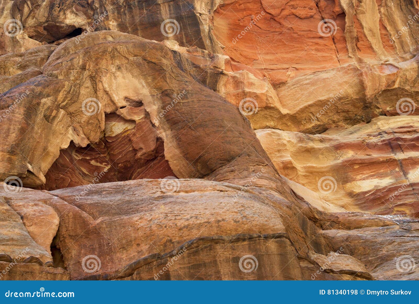 Colourful Layers of Sandstone Stock Photo - Image of natural, rock ...