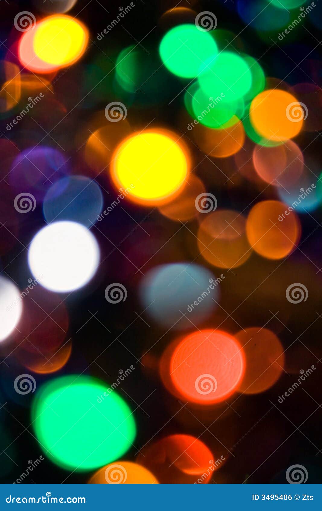 Colourful lights stock photo. Image of bright, excitement - 3495406
