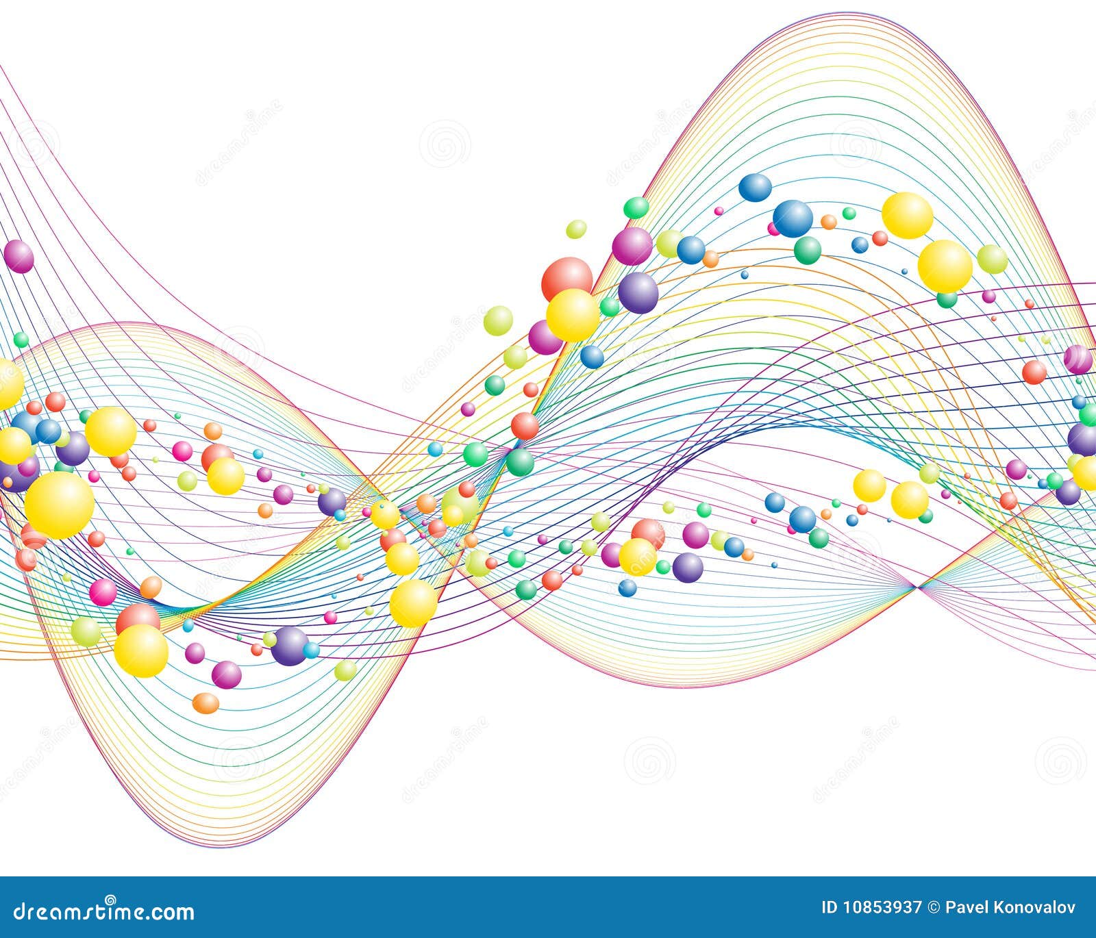 Colourful lines stock vector. Illustration of droplets - 10853937