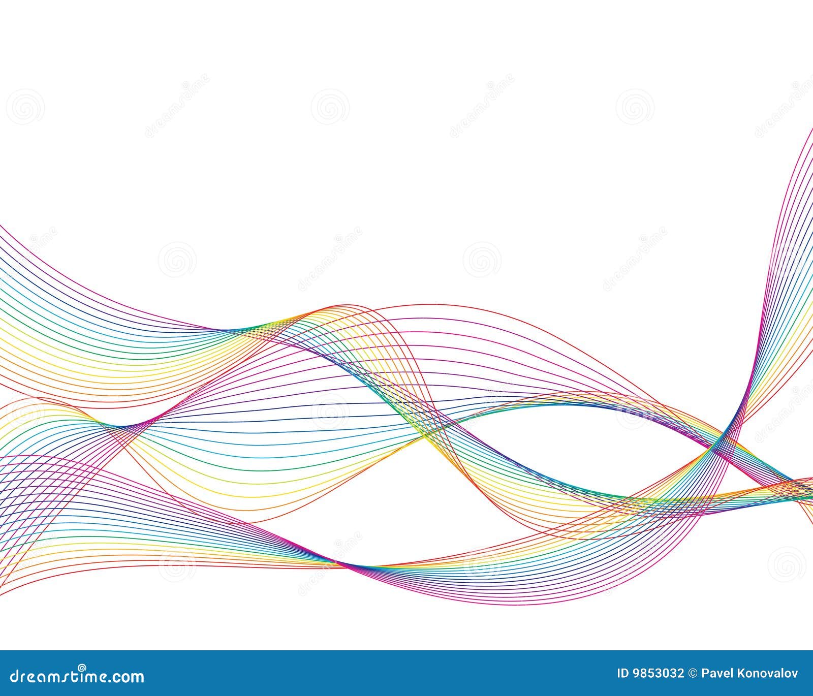 Colourful lines stock vector. Illustration of design, curve - 9853032