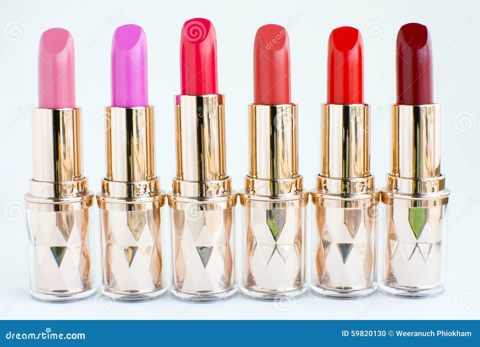 Colourful of lipsticks stock photo. Image of isolated - 59820130