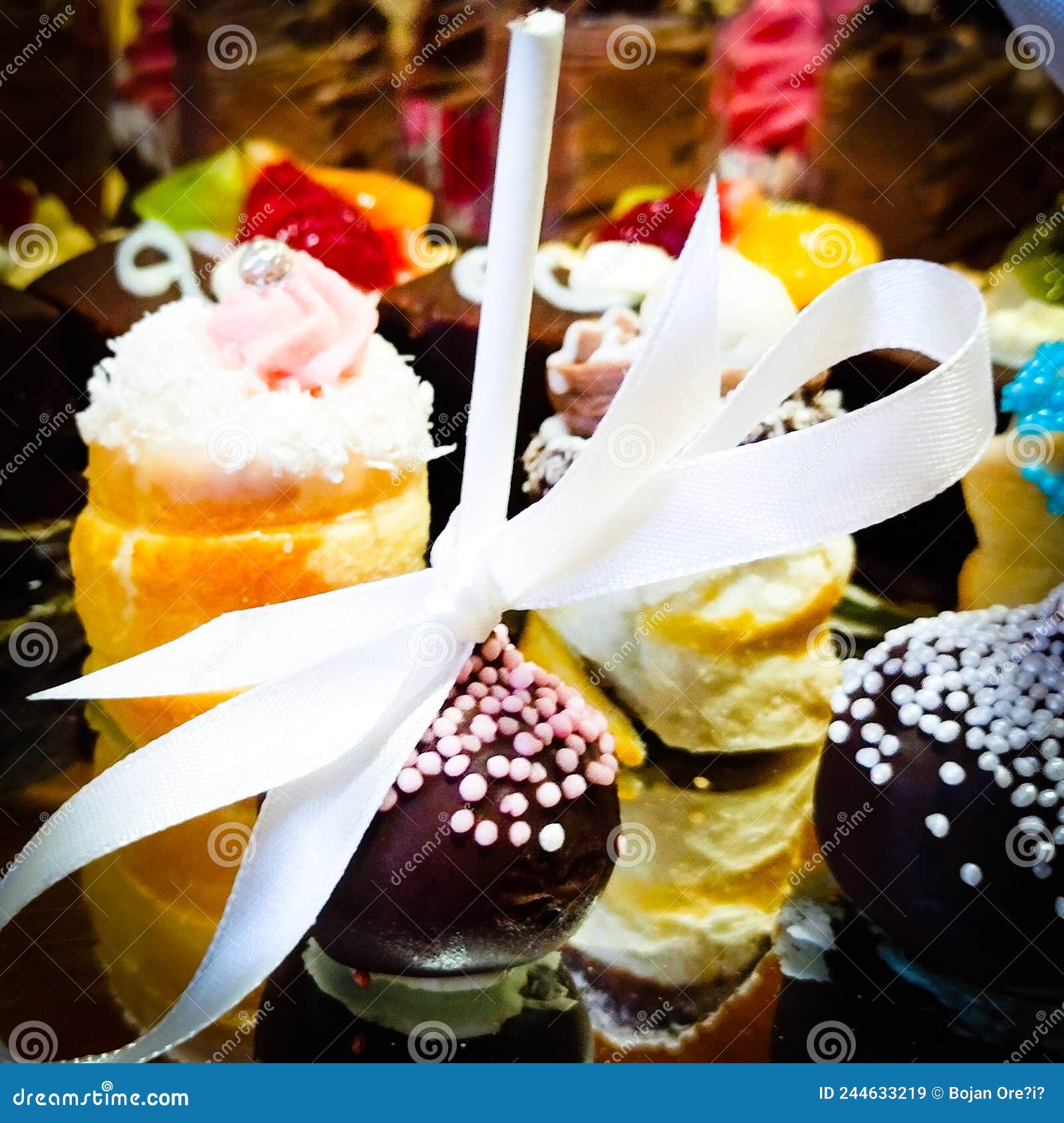 Colourful little sweets stock image. Image of cuisine - 244633219