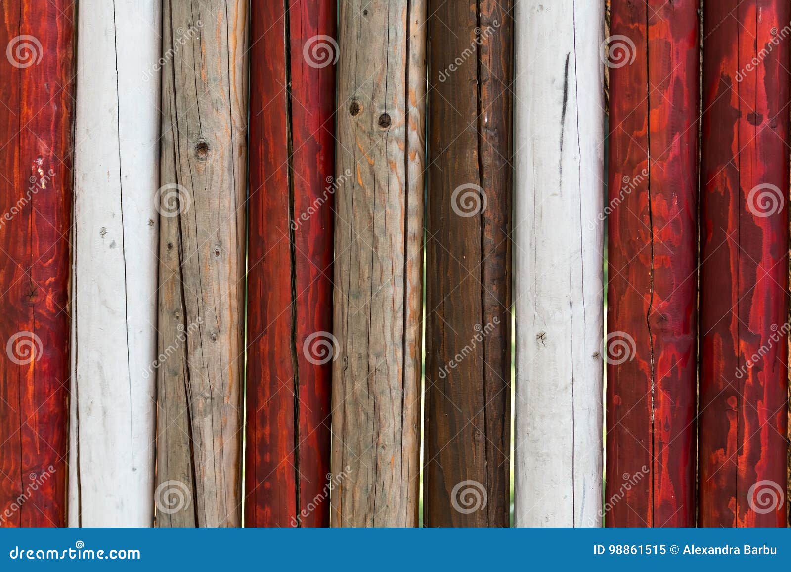 Colourful Logs wood stock image. Image of wooden, wood - 98861515