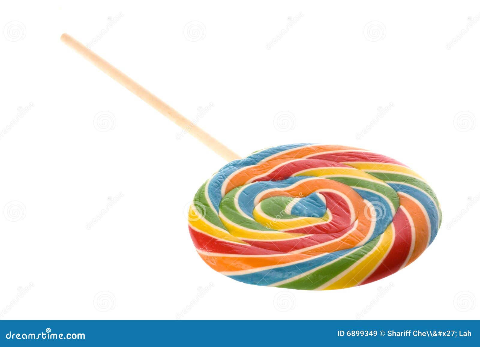 Colourful Lollipop stock image. Image of swirled, rainbow - 6899349